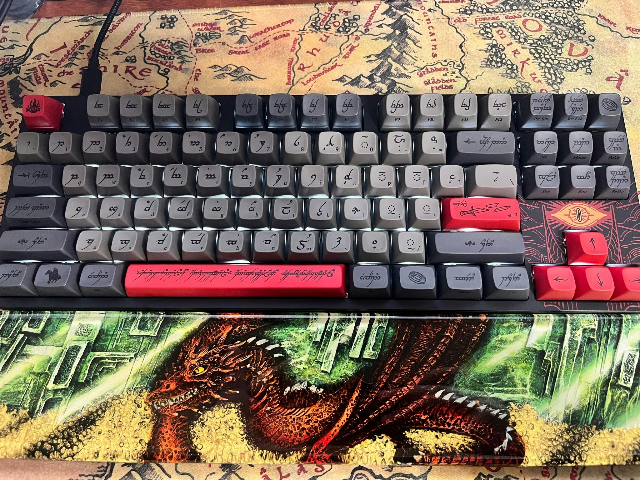 Drop + The Lord of the Rings Black Speech Keyboard | Mechanical ...