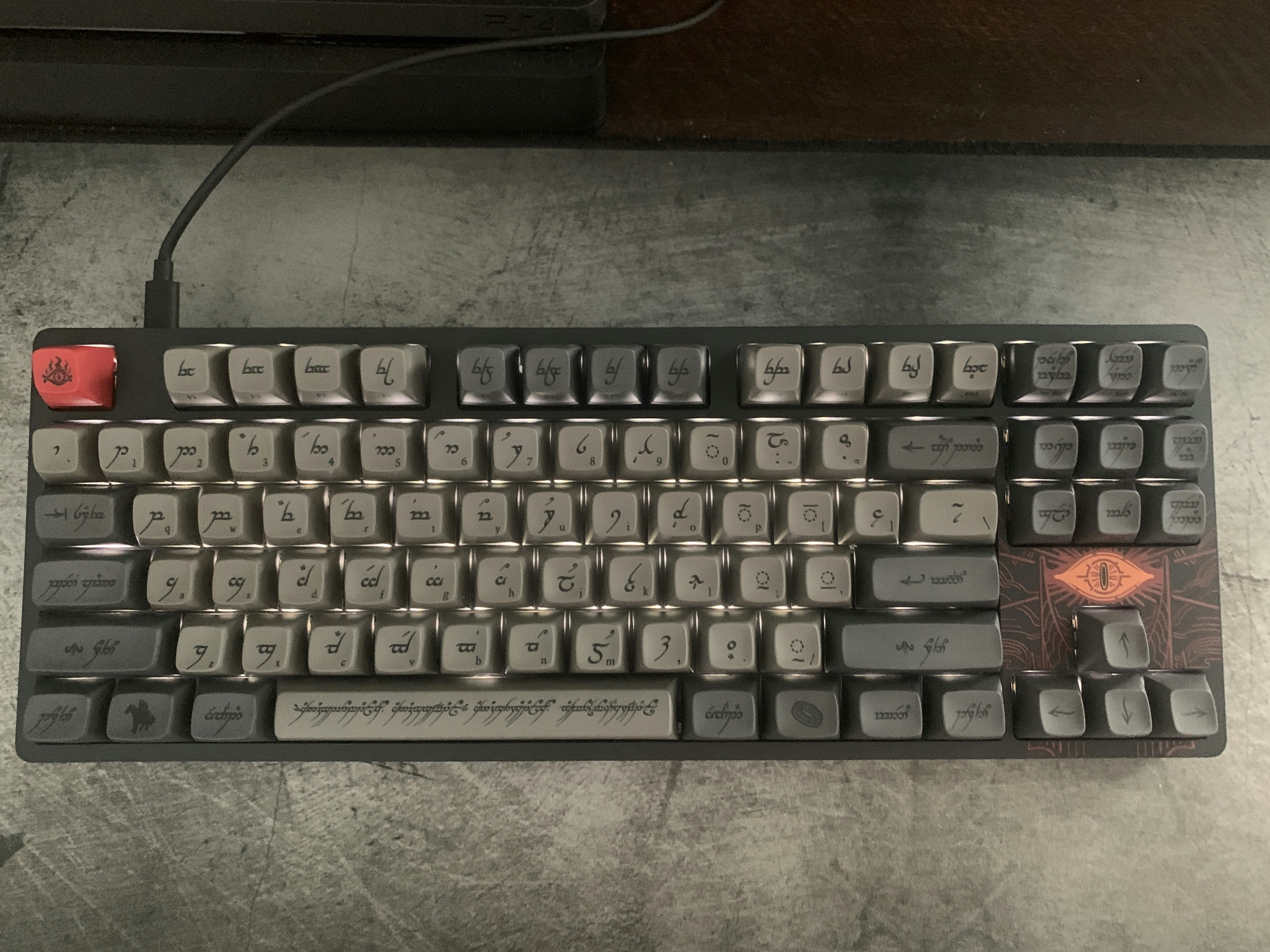 Drop + The Lord of the Rings Black Speech Keyboard | Mechanical ...