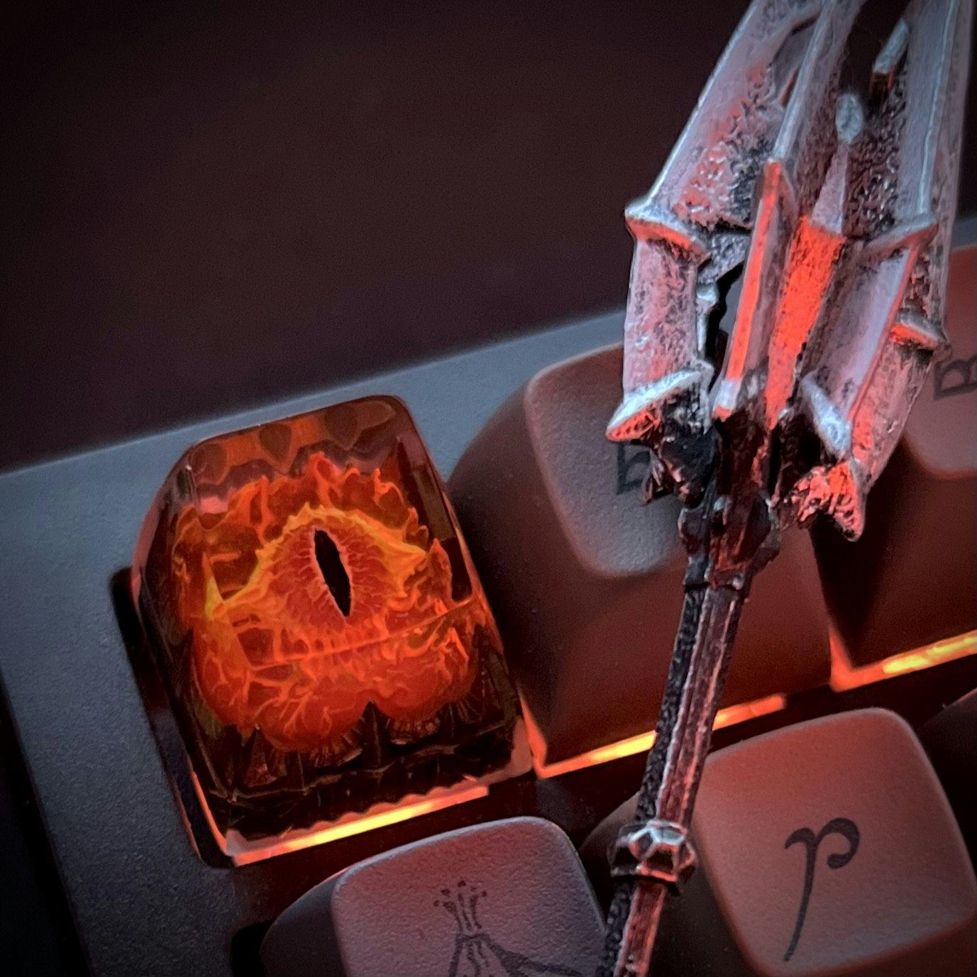 A great eye: lidless; wreathed in flame | Drop