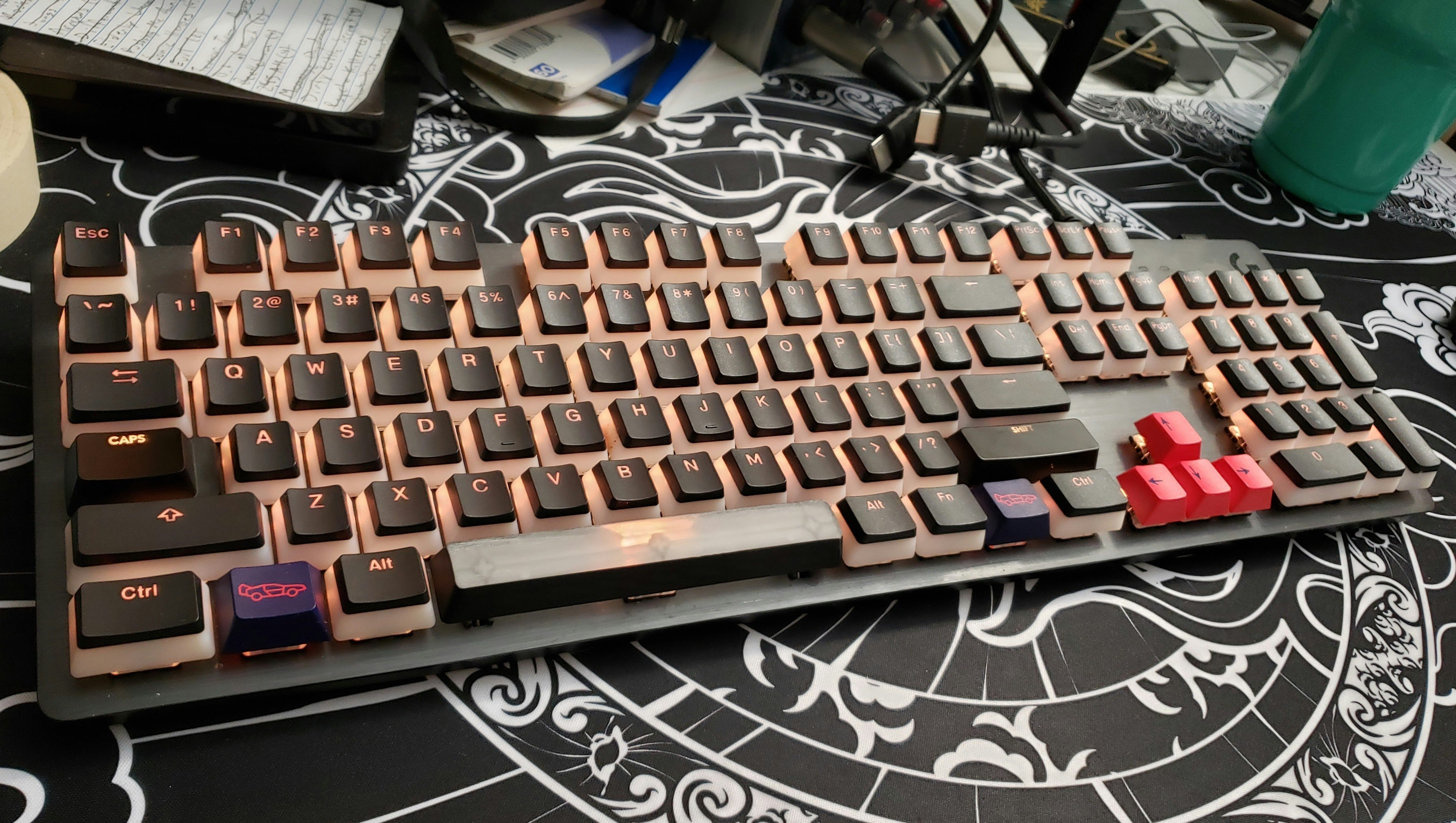 Logitech G512 with LOOP Pudding V2 Keycaps | Drop