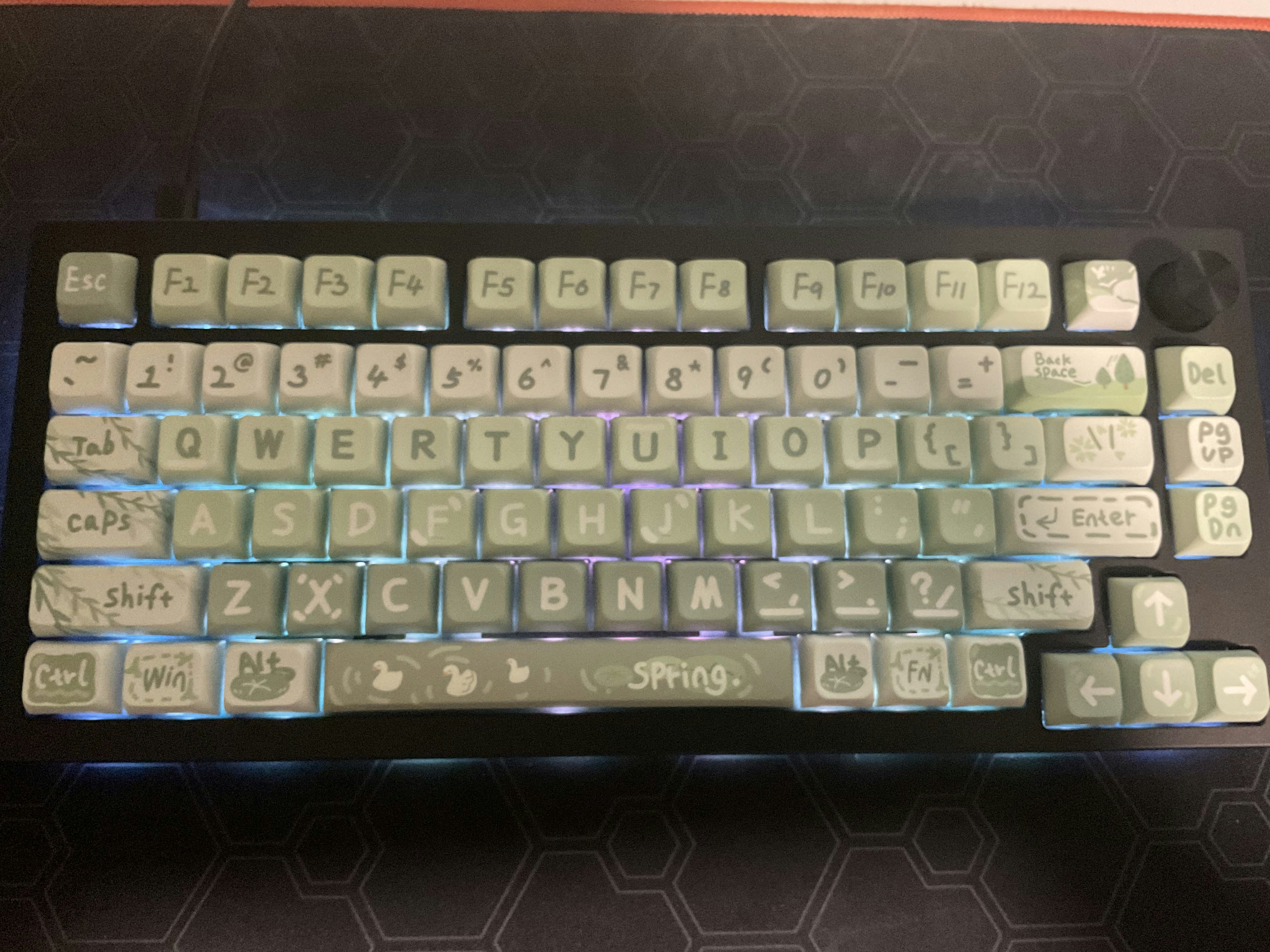 Sense75 but Green Keycaps | Drop