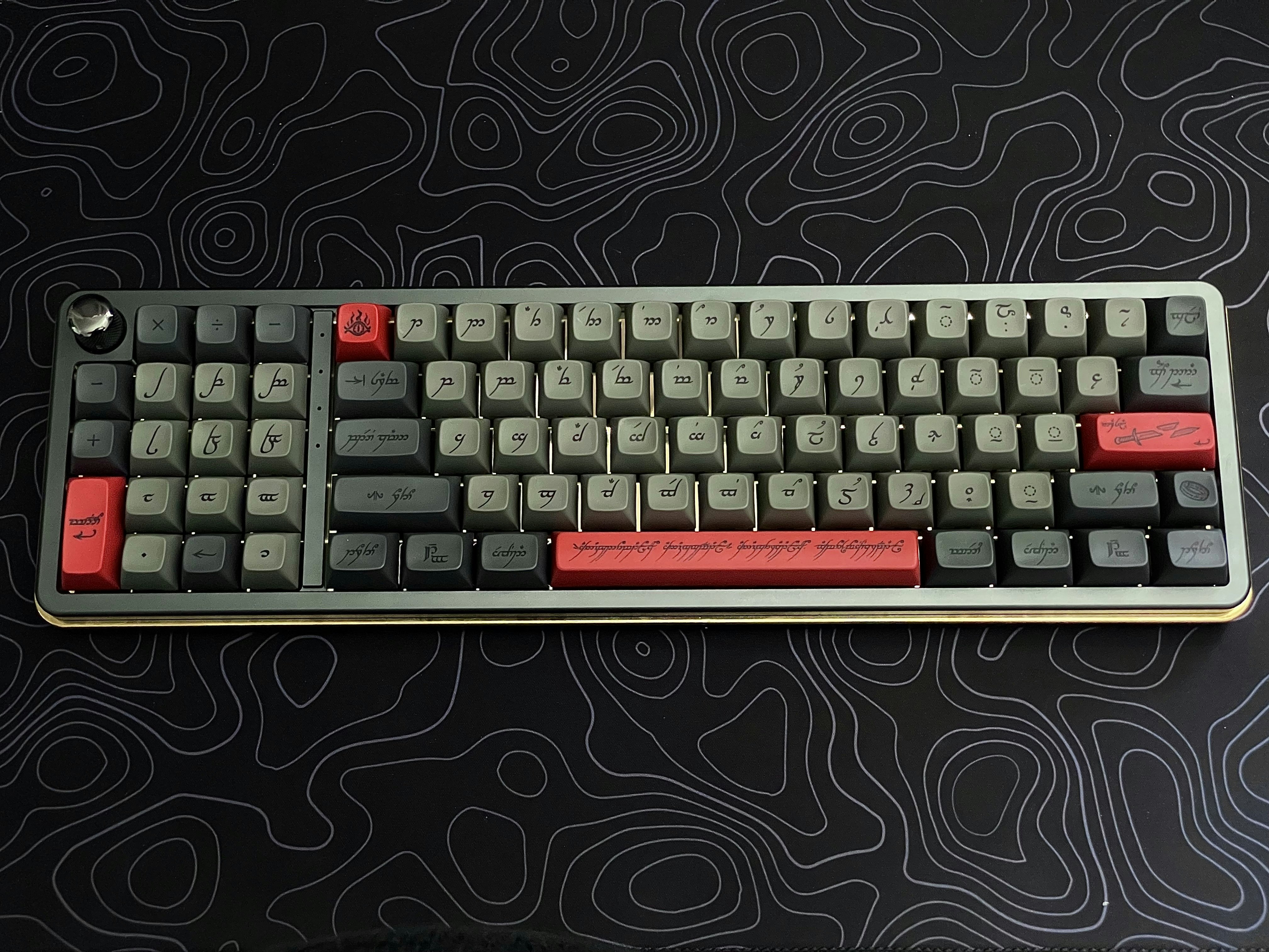 Drop + The Lord of the Rings™ MT3 Black Speech Keycap Set | Mechanical ...
