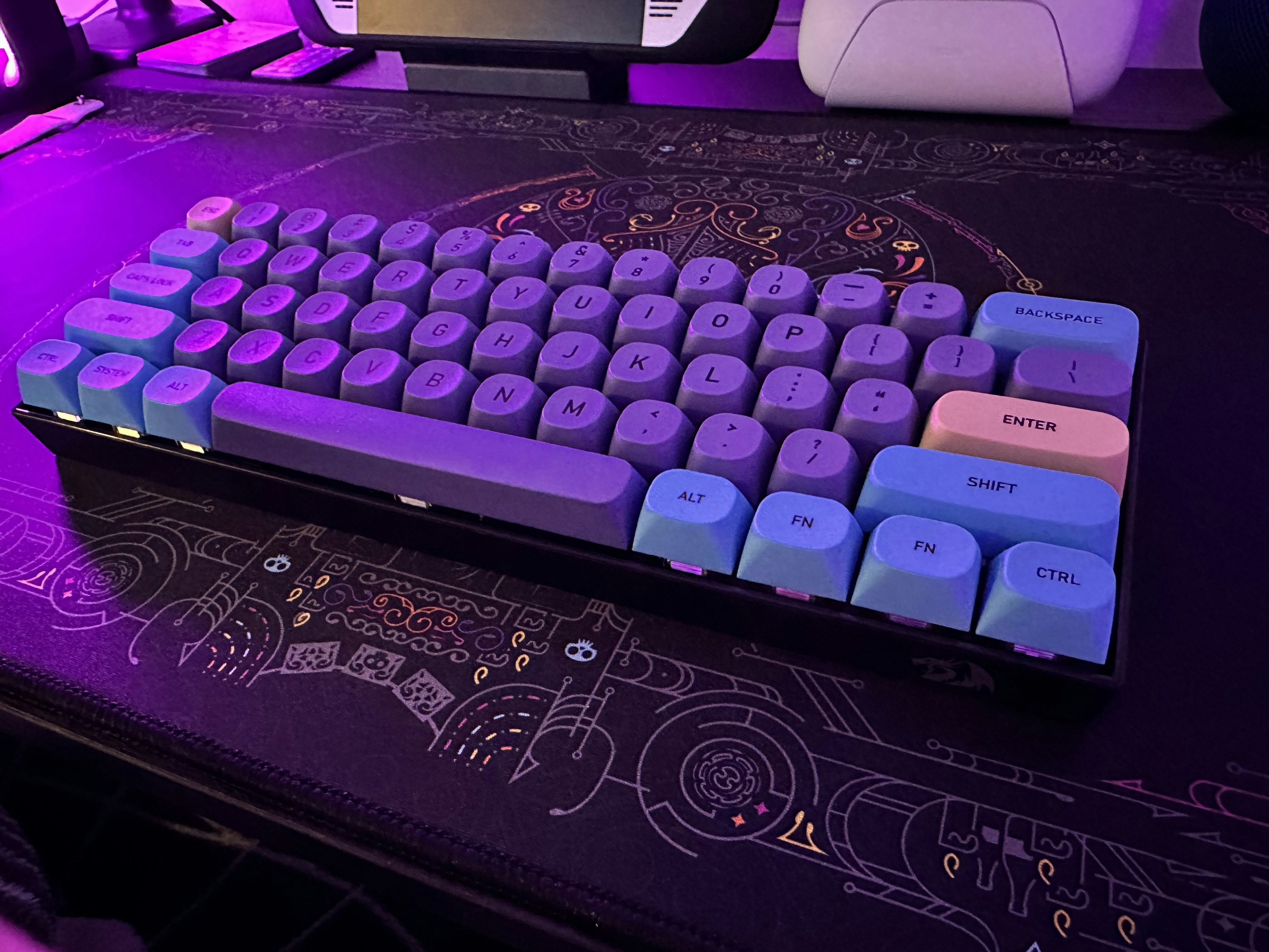 IDOBAO MA Blue Cat PBT Dye-Subbed Keycap Set | Mechanical Keyboards ...