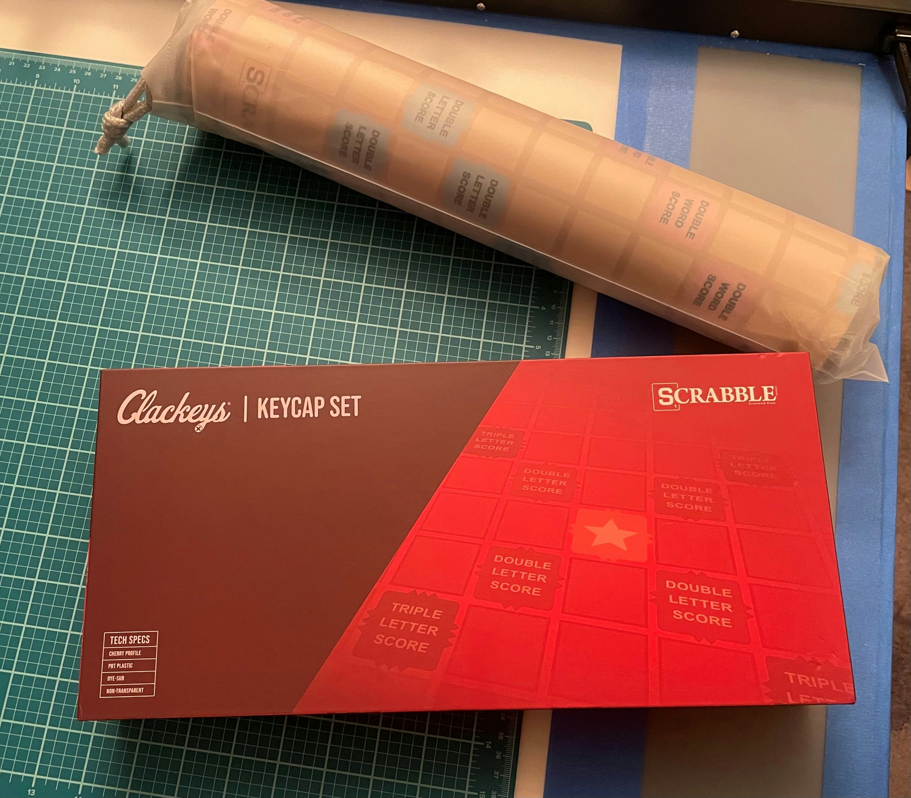 Scrabble Desk Mat by Clackeys | Mechanical Keyboards | Desk Mat | Desk ...