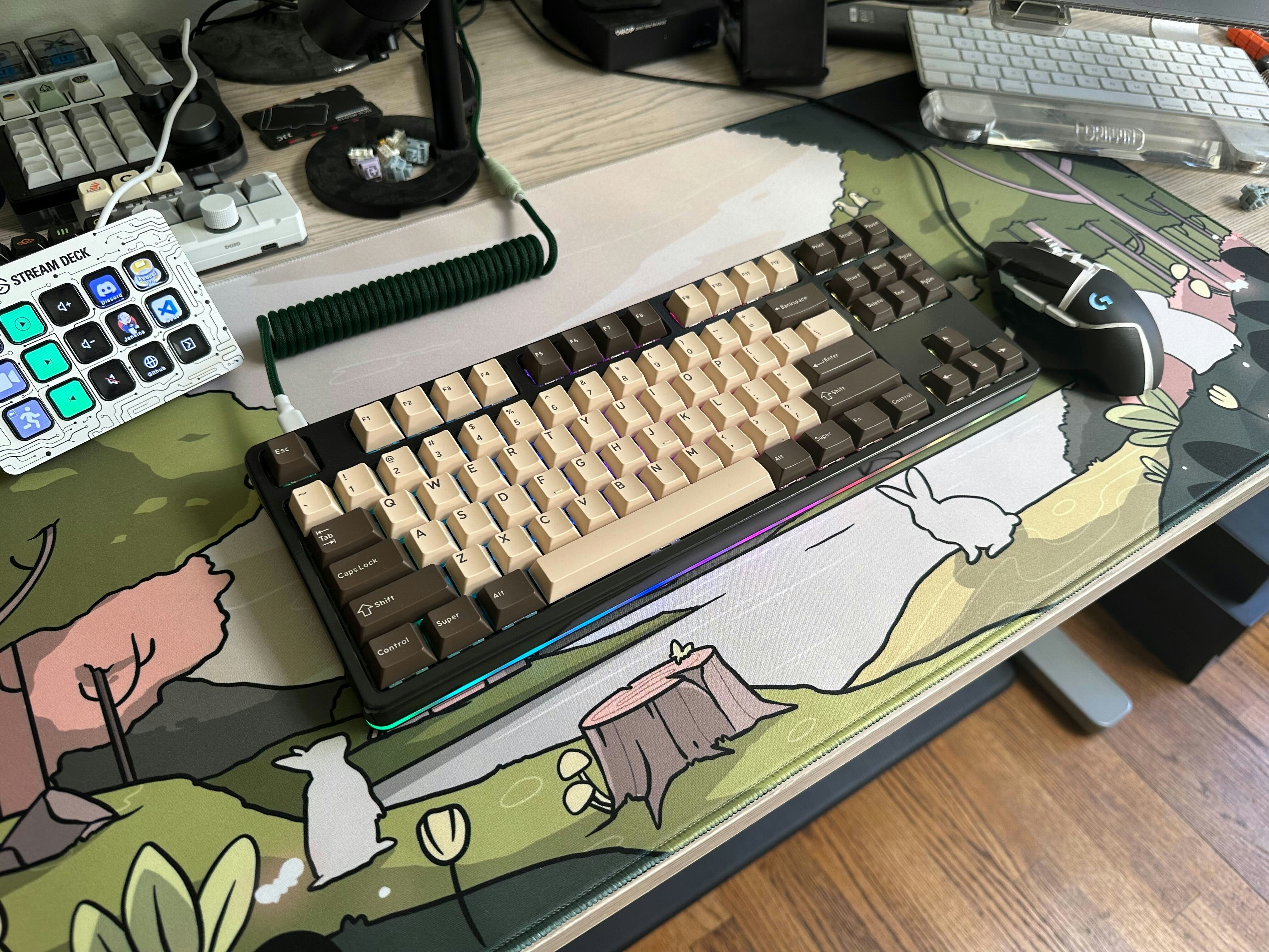 CTRL V2 High-Profile, Black Ceramic Case, DCX Latte | Drop