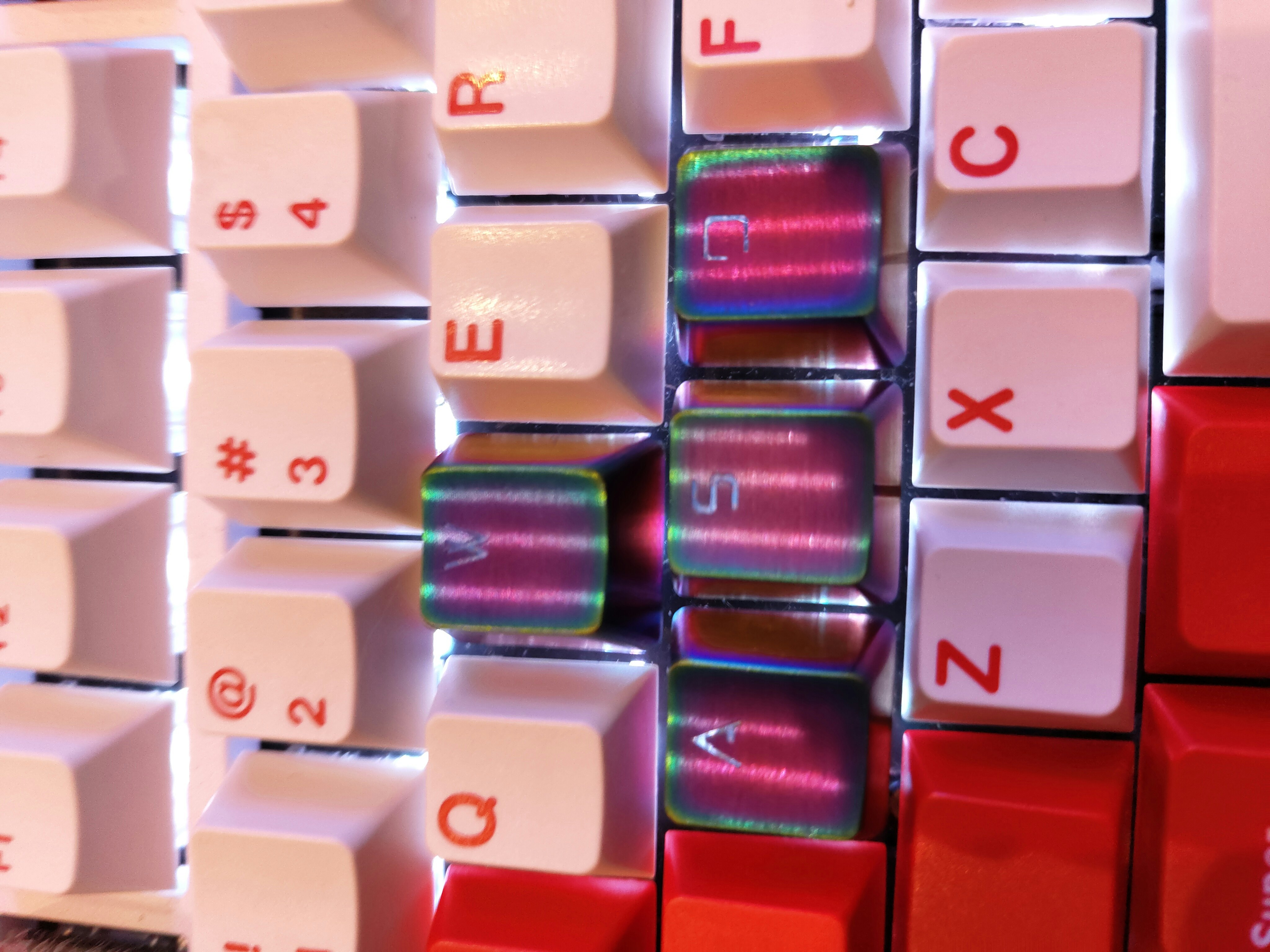 Teamwolf Stainless Steel MX Keycaps V2 | Mechanical Keyboards | Keycaps ...