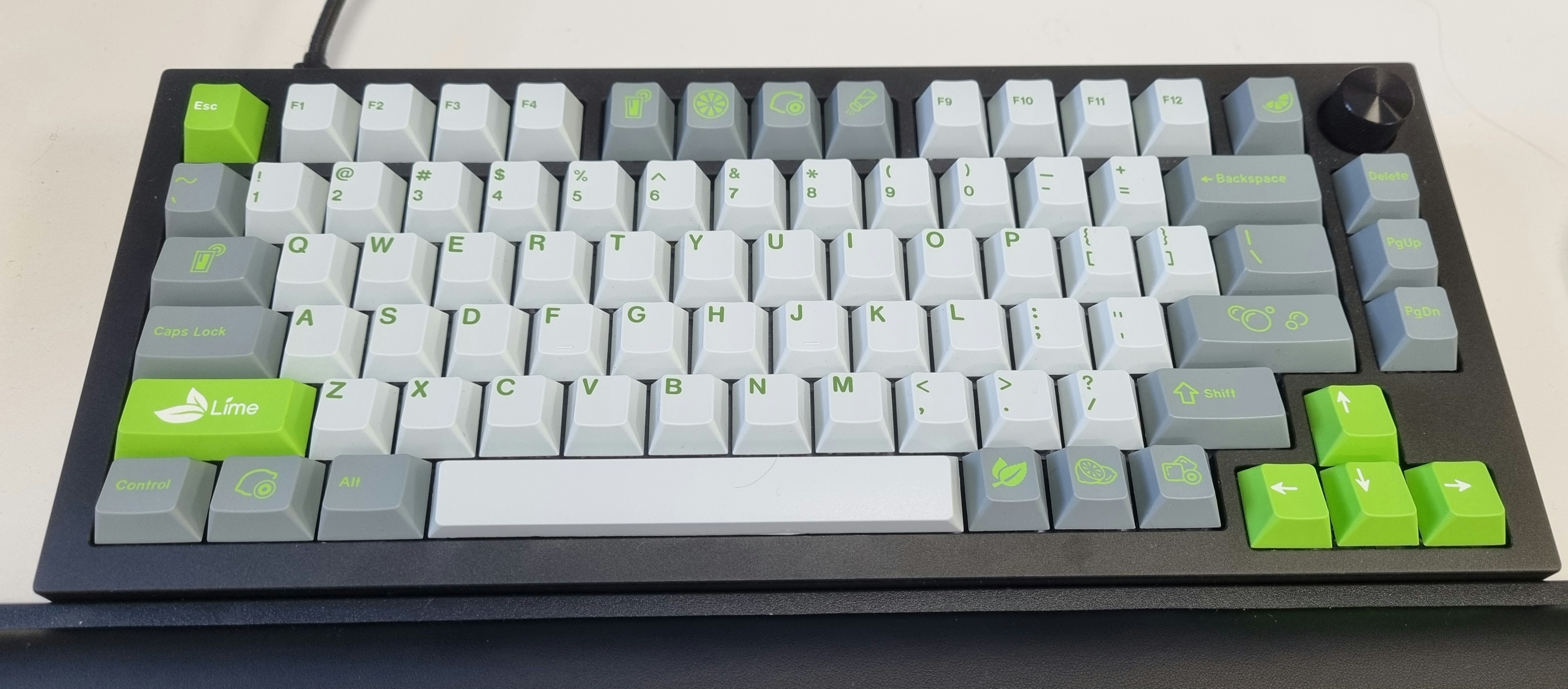 Drop GMK Lime Custom Keycap Set - Base Kit Photos | Mechanical ...