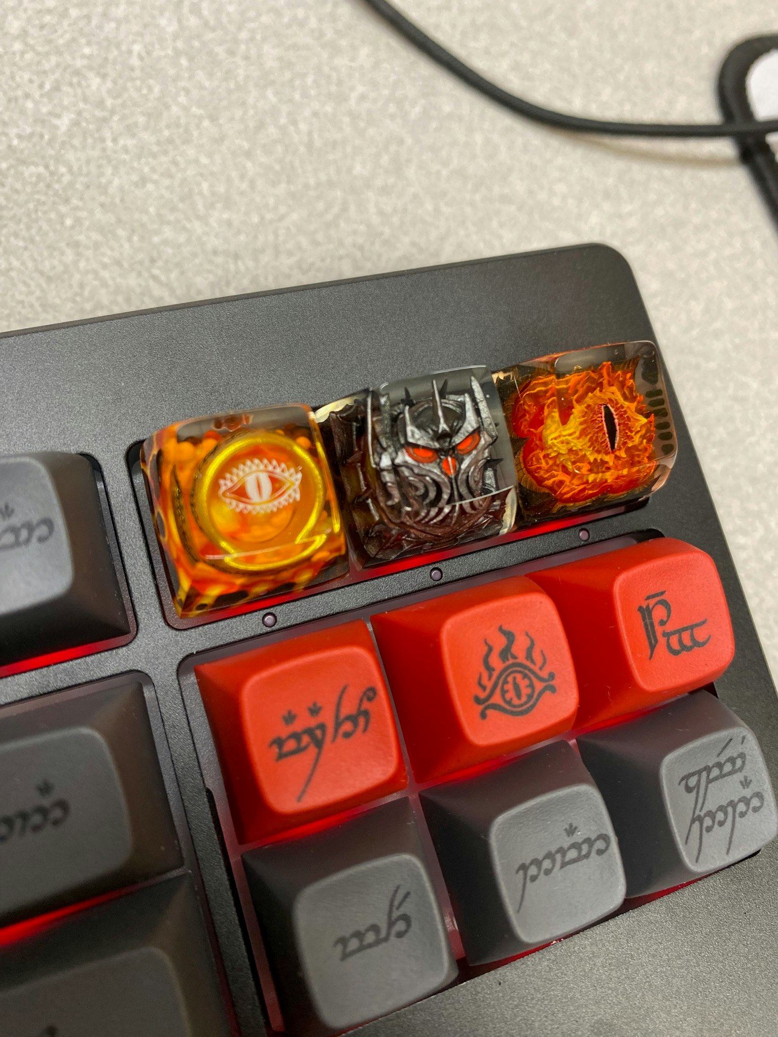 Drop + The Lord of the Rings™ Mordor™ Artisan Keycap | Mechanical ...