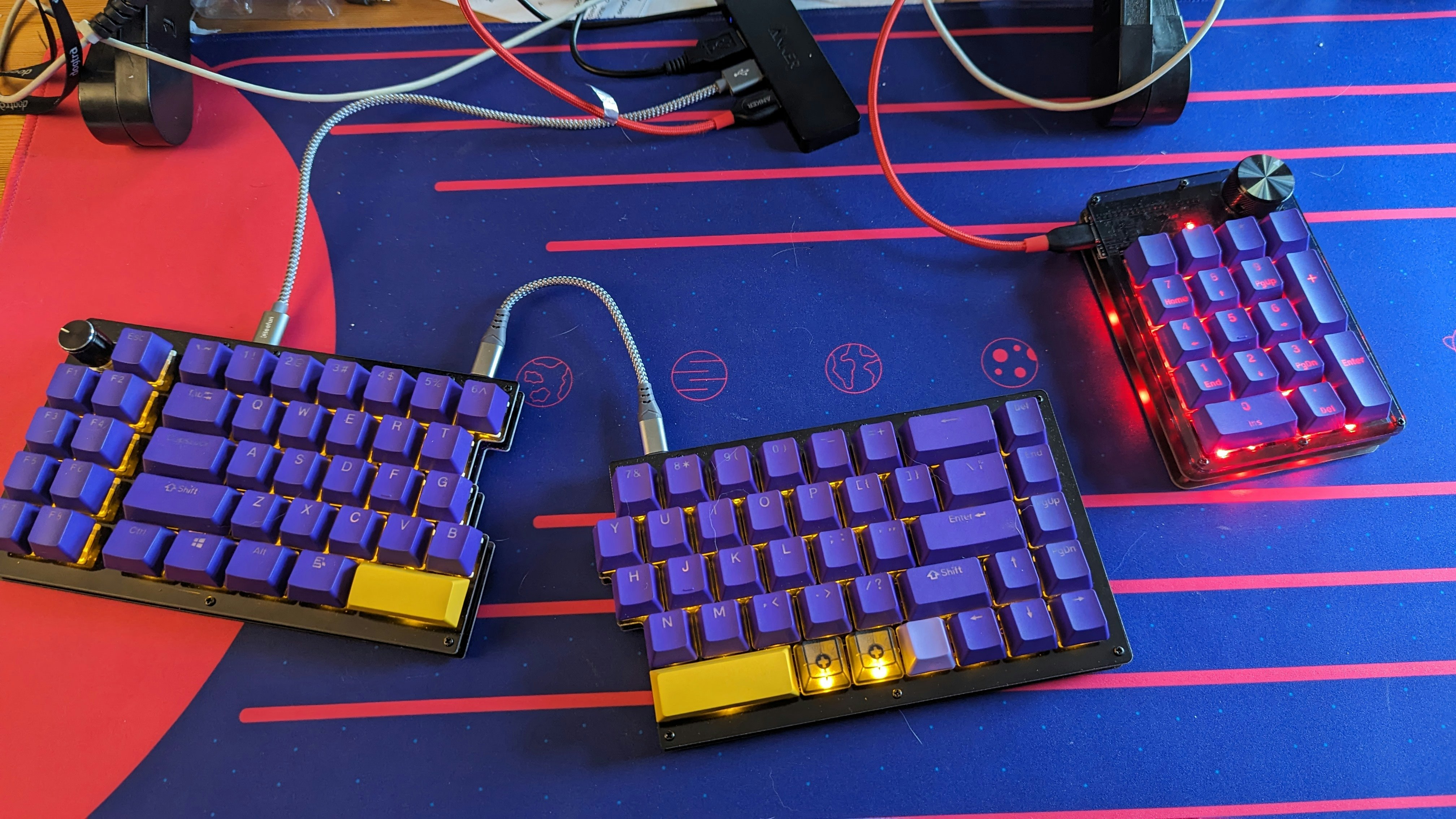 Drop Skylight Series Purple Keycap Set | Mechanical Keyboards | Keycaps ...