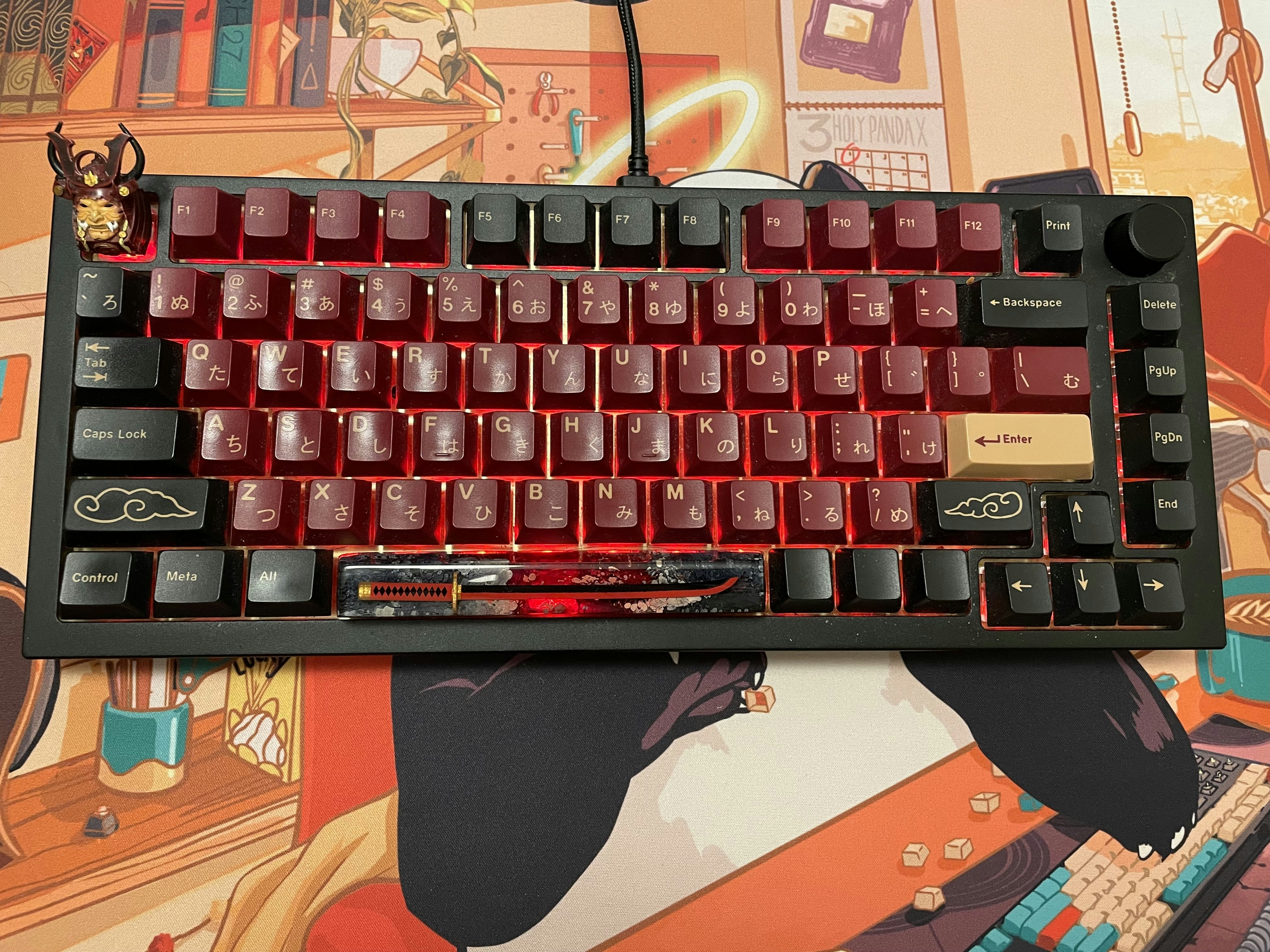 GMK Red Samurai | Drop