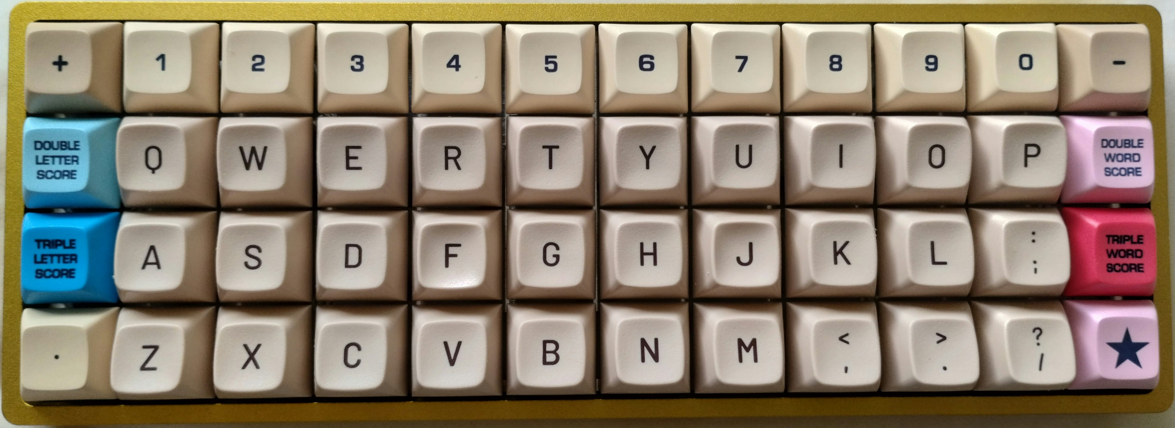 DSA Scrabble + MT3 Noctua on Gold Planck | Drop