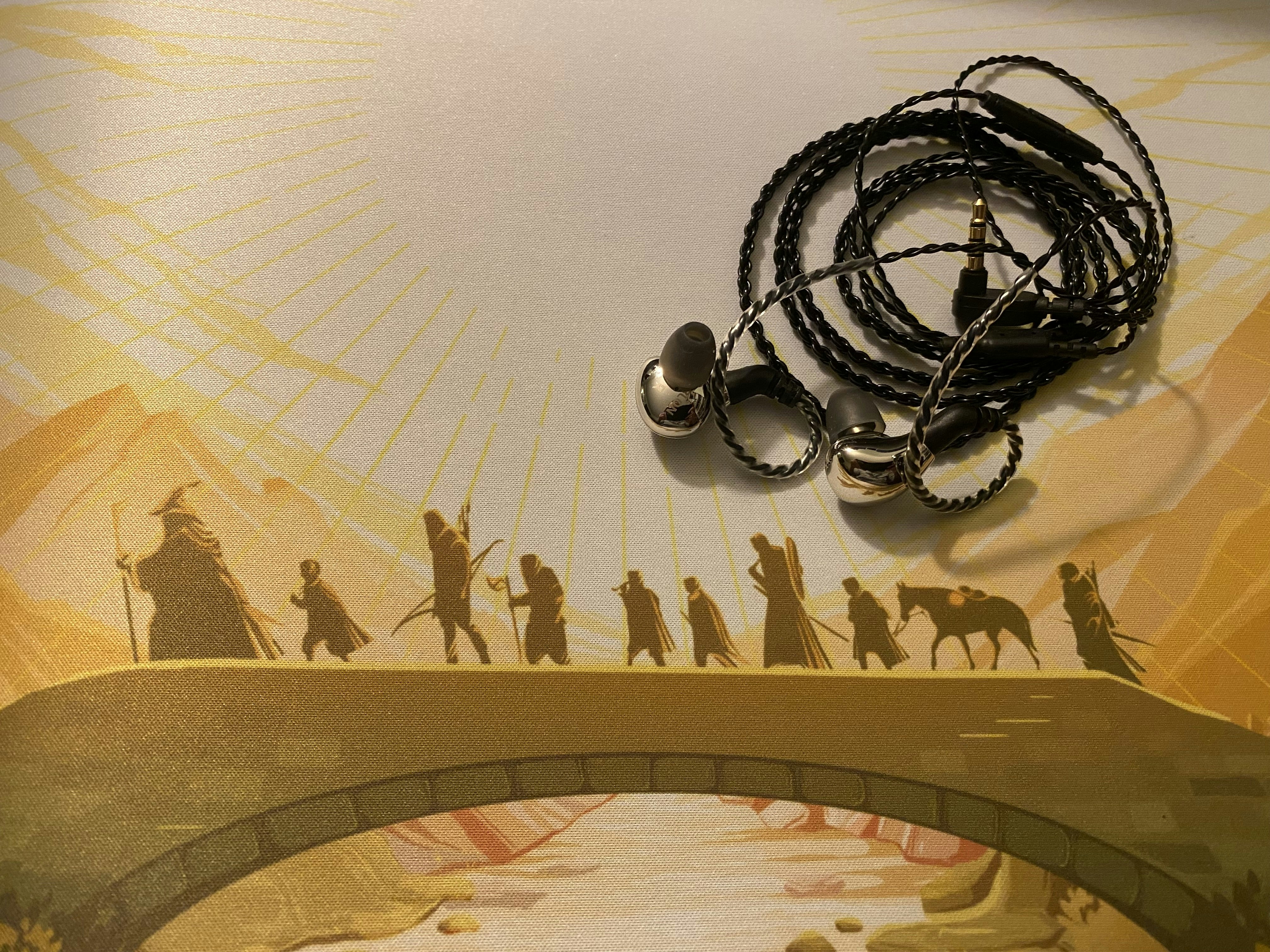 Drop + The Lord of the Rings™ Fellowship Desk Mat | Battlestations ...