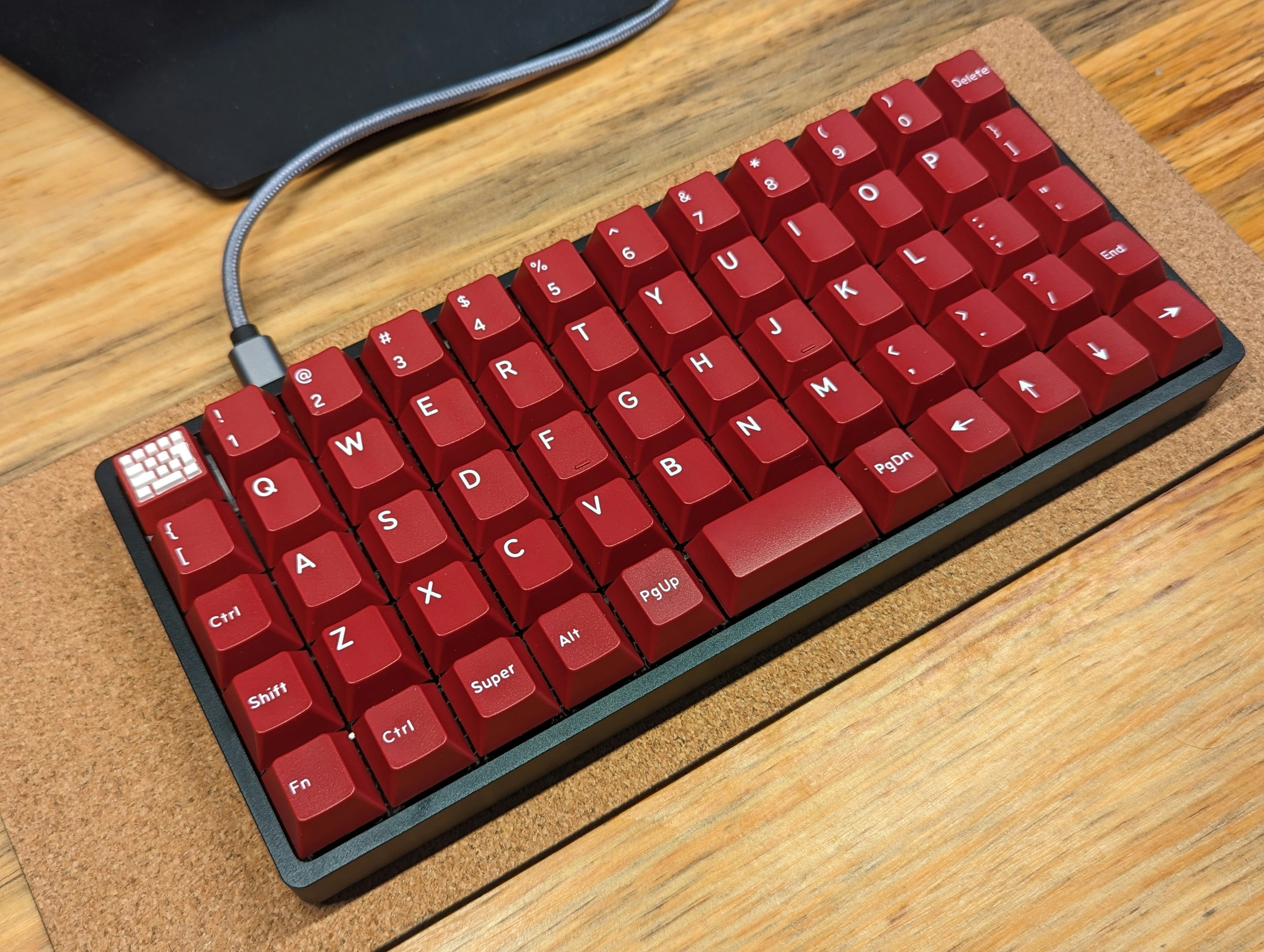 DCX Garnet on Preonic with keeb key | Drop