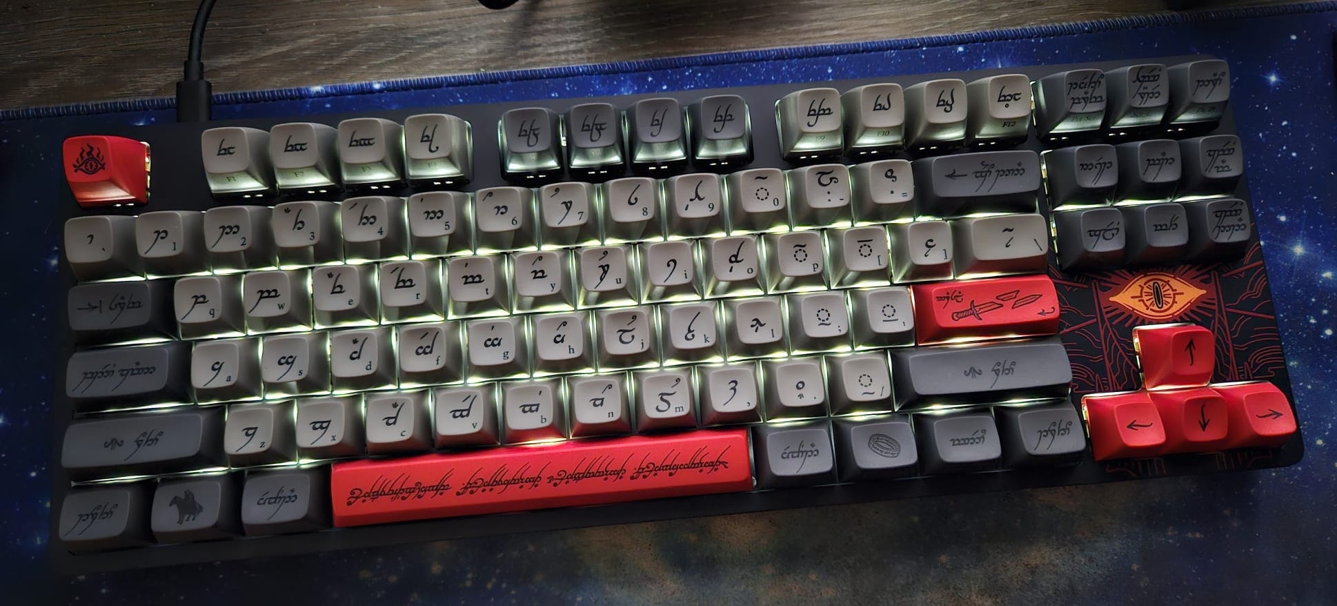 Drop + The Lord of the Rings Black Speech Keyboard | Mechanical ...