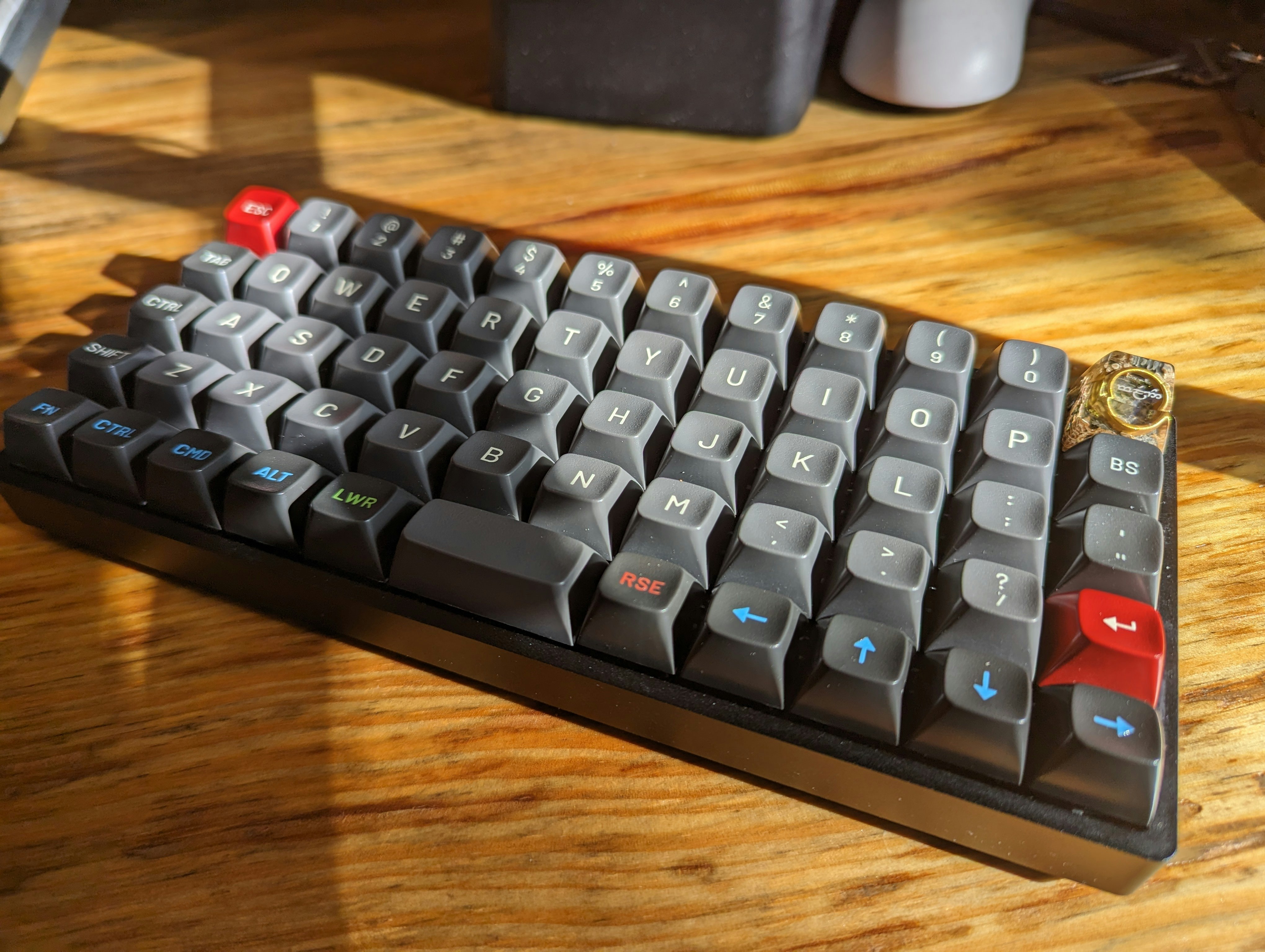 V3 Preonic with MT3 Susuwatari ortho and Lothlorien One Ring artisan | Drop