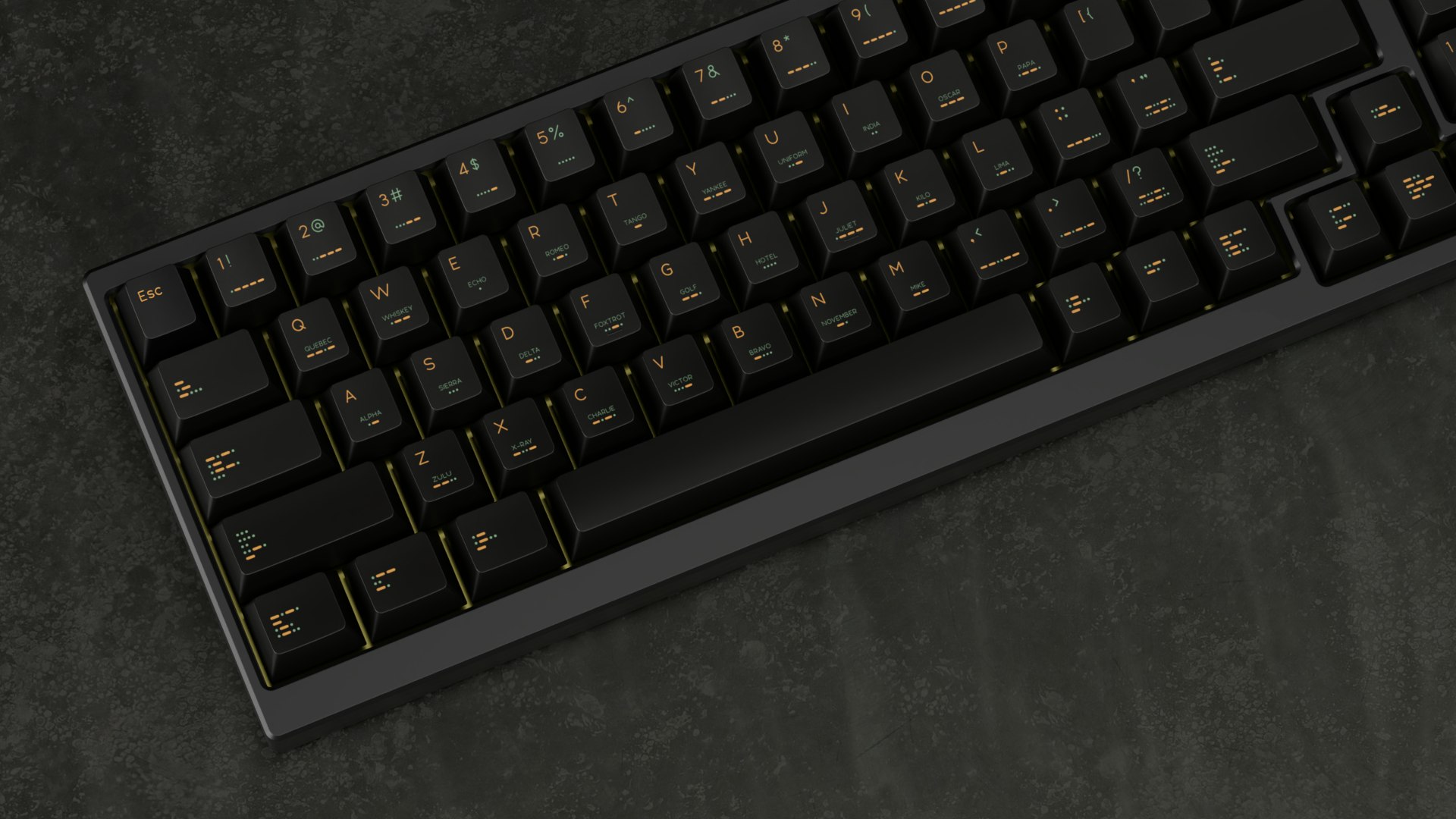 [IC] SL Cipher (Morse code/Phonetic Letters inspired keycaps) | Drop