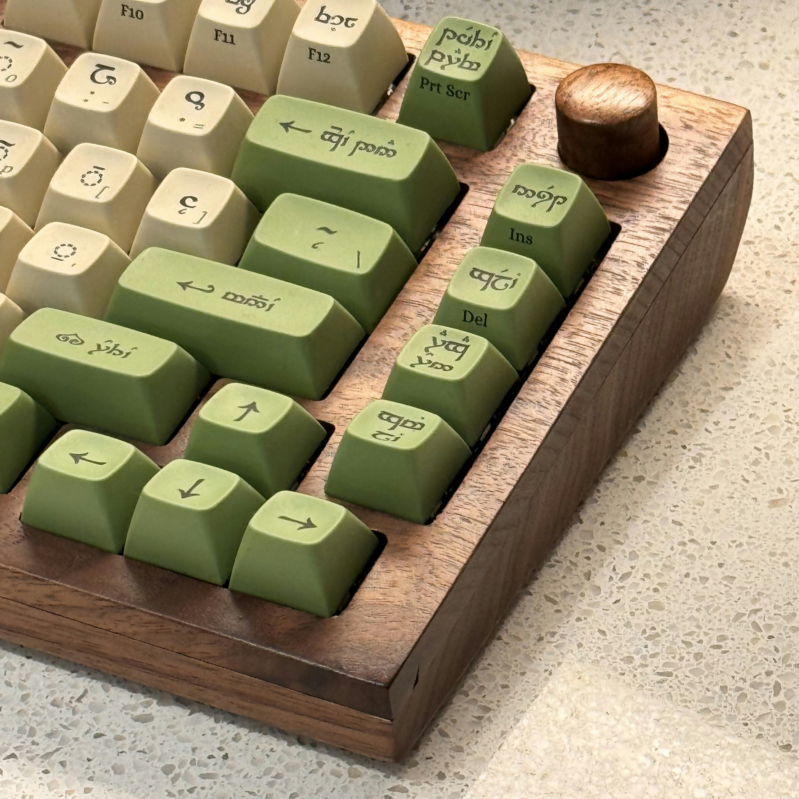 Drop + Lord of the Rings MT3 Elvish (Training) Keycap set