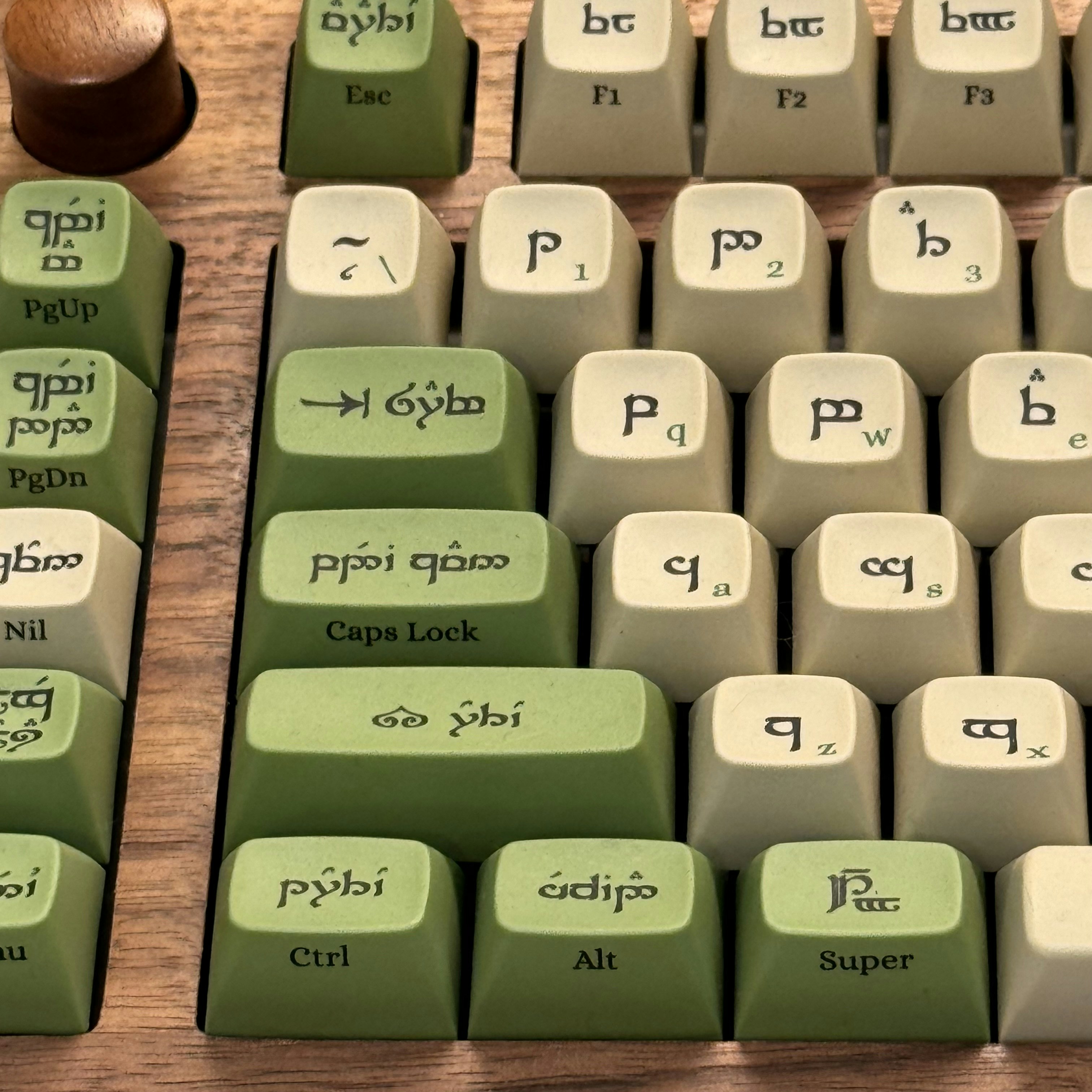 Drop + Lord of the Rings MT3 Elvish (Training) Keycap set