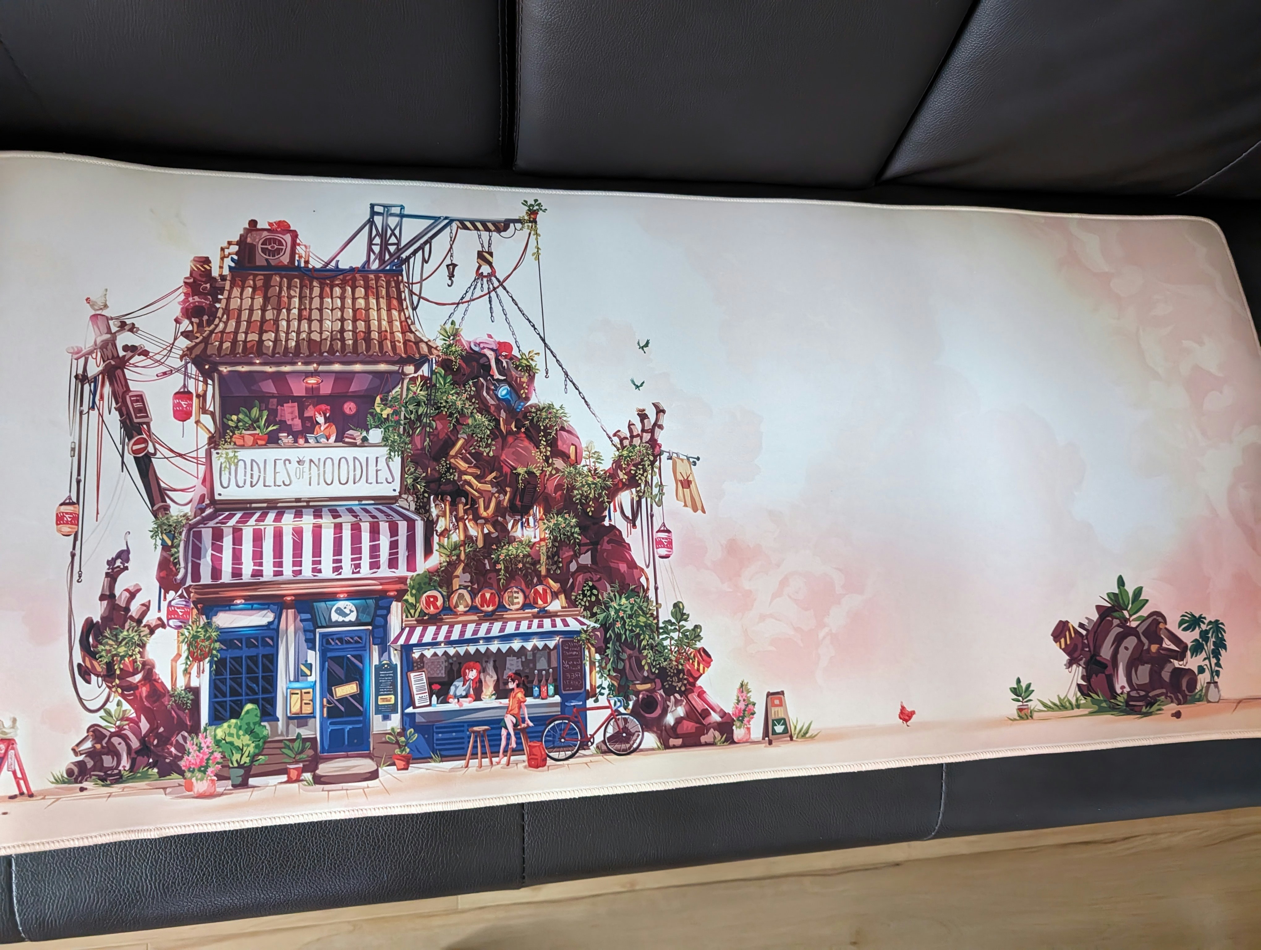 Drop + Chasing Artwork The Noodle-Bot Shop Desk Mat | Battlestations ...