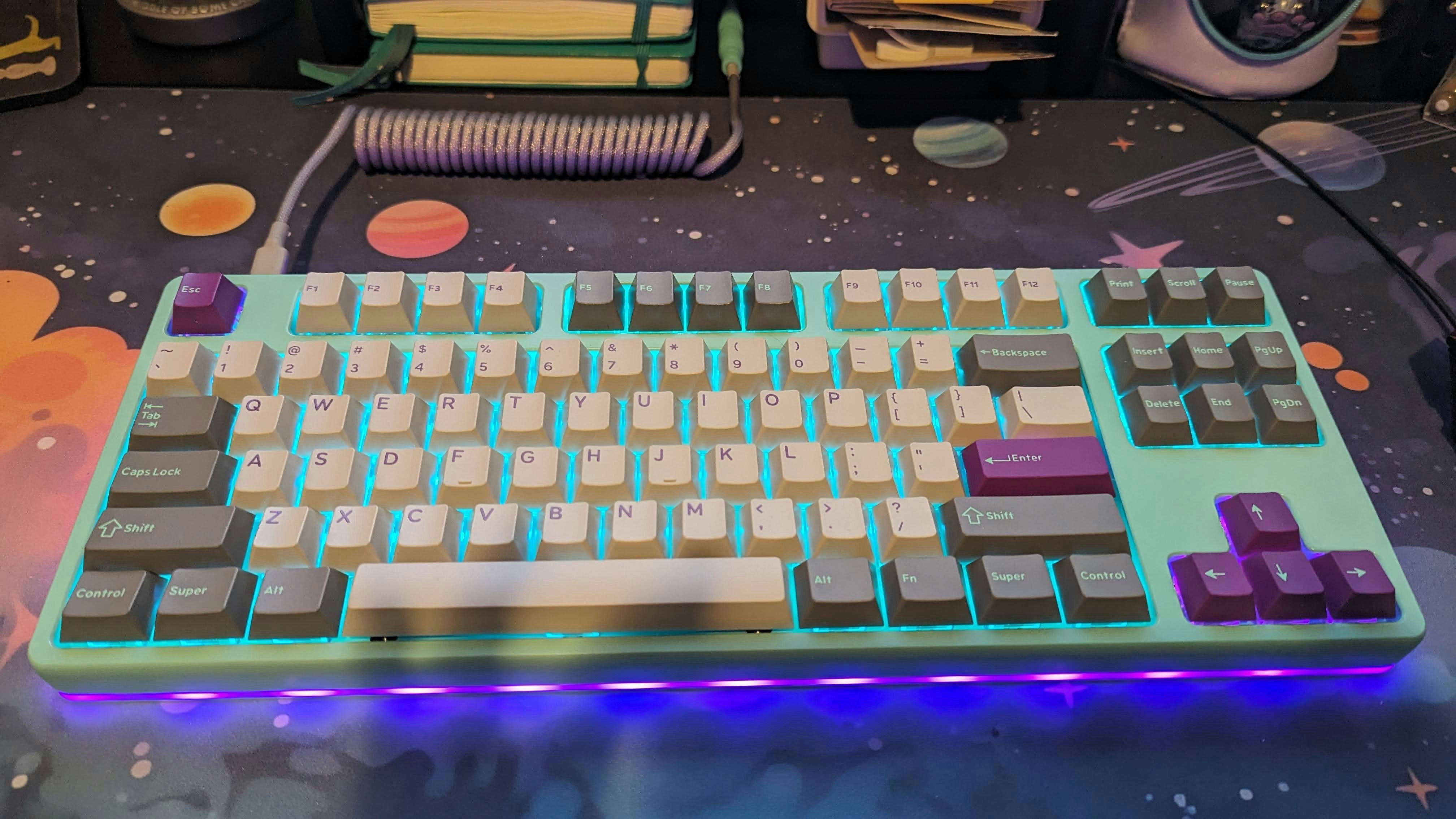 Hyperfuse keycaps on CTRL v1 Hyperion | Drop