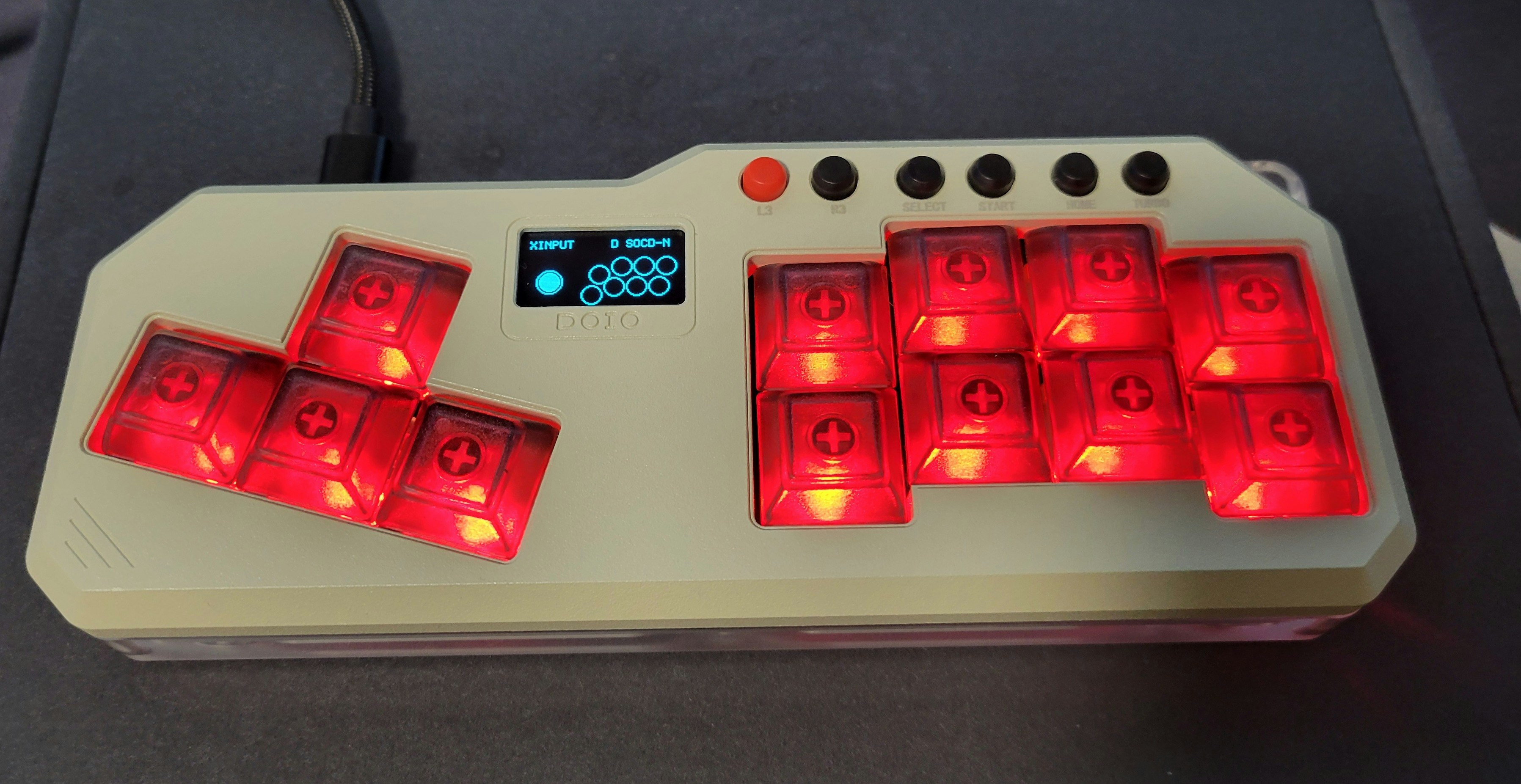 Megalodon Hitbox Leverless Mini Console Controller | Mechanical ...