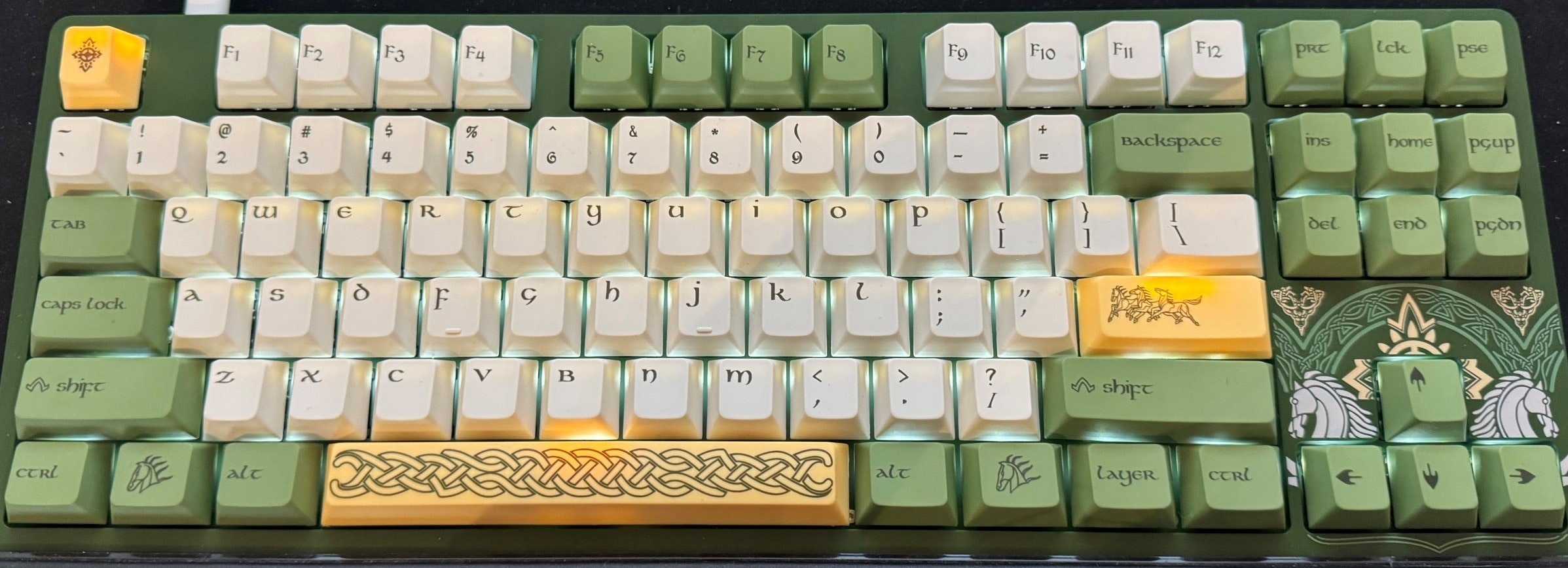 Drop + The Lord of the Rings™ Rohan™ Keyboard | Mechanical Keyboards ...