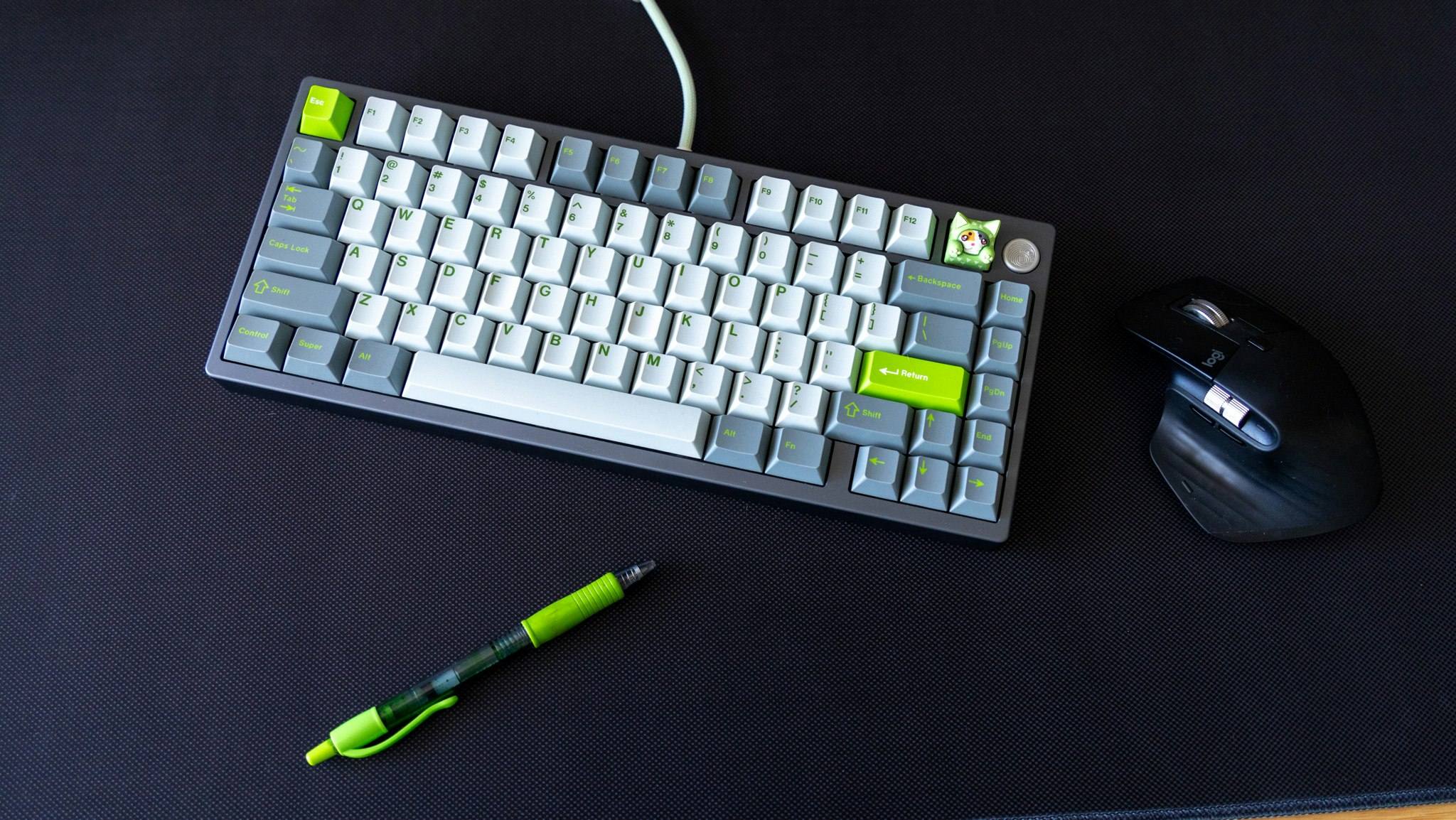 Drop GMK Lime Custom Keycap Set | Mechanical Keyboards | Custom Layout ...