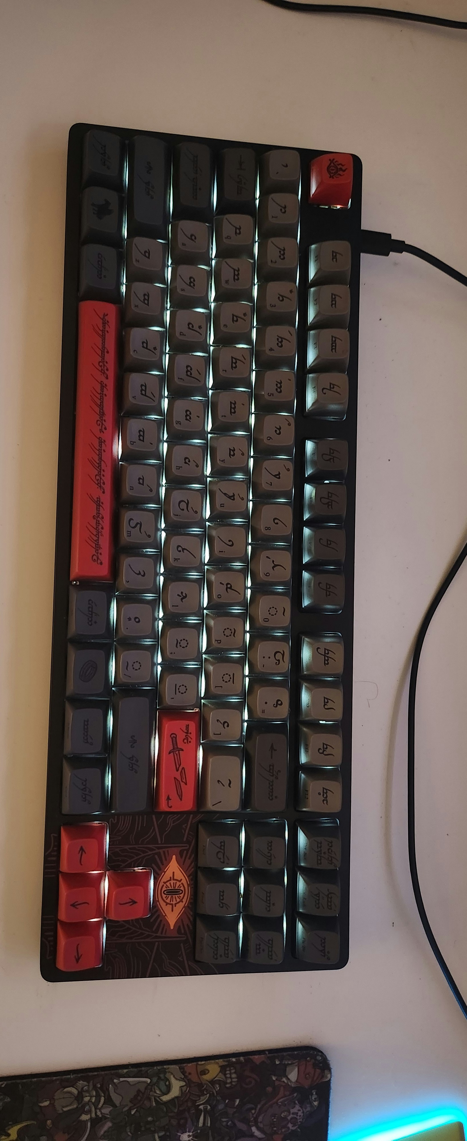 Drop + The Lord of the Rings™ Black Speech Keyboard | Mechanical ...