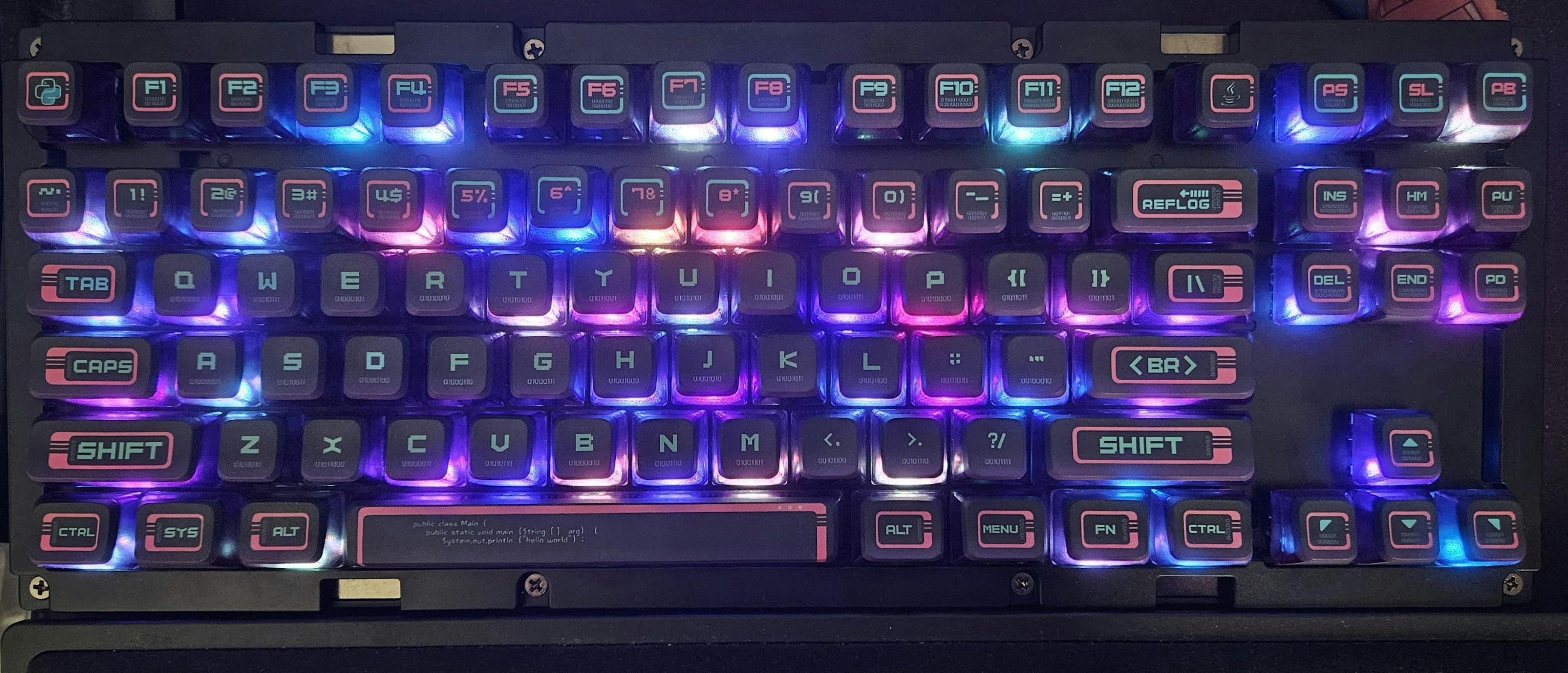 Piifox Cyber ASA Profile Keycap Set | Mechanical Keyboards | Keycaps ...