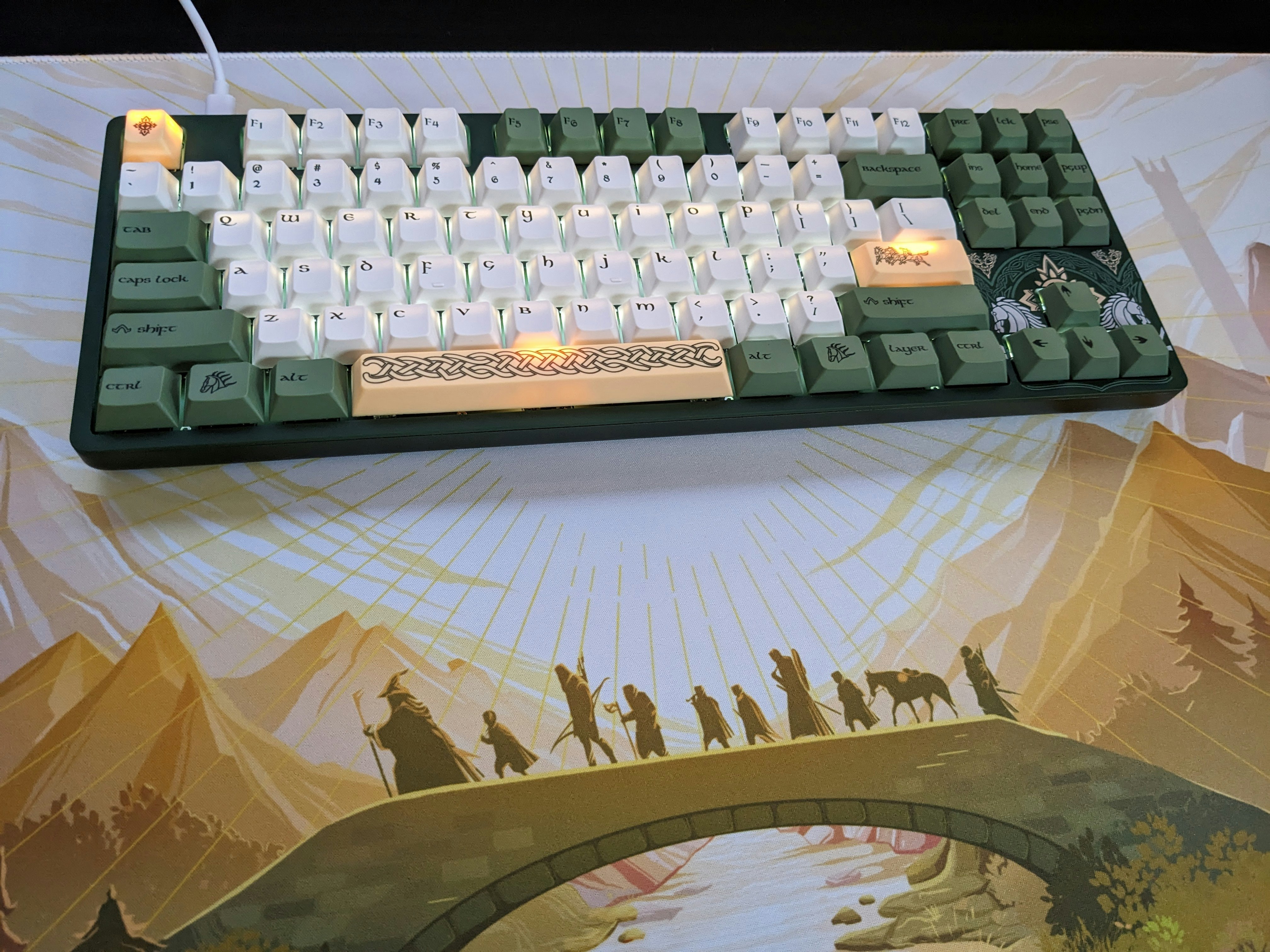 Drop + The Lord of the Rings™ Rohan™ Keyboard | Mechanical Keyboards ...