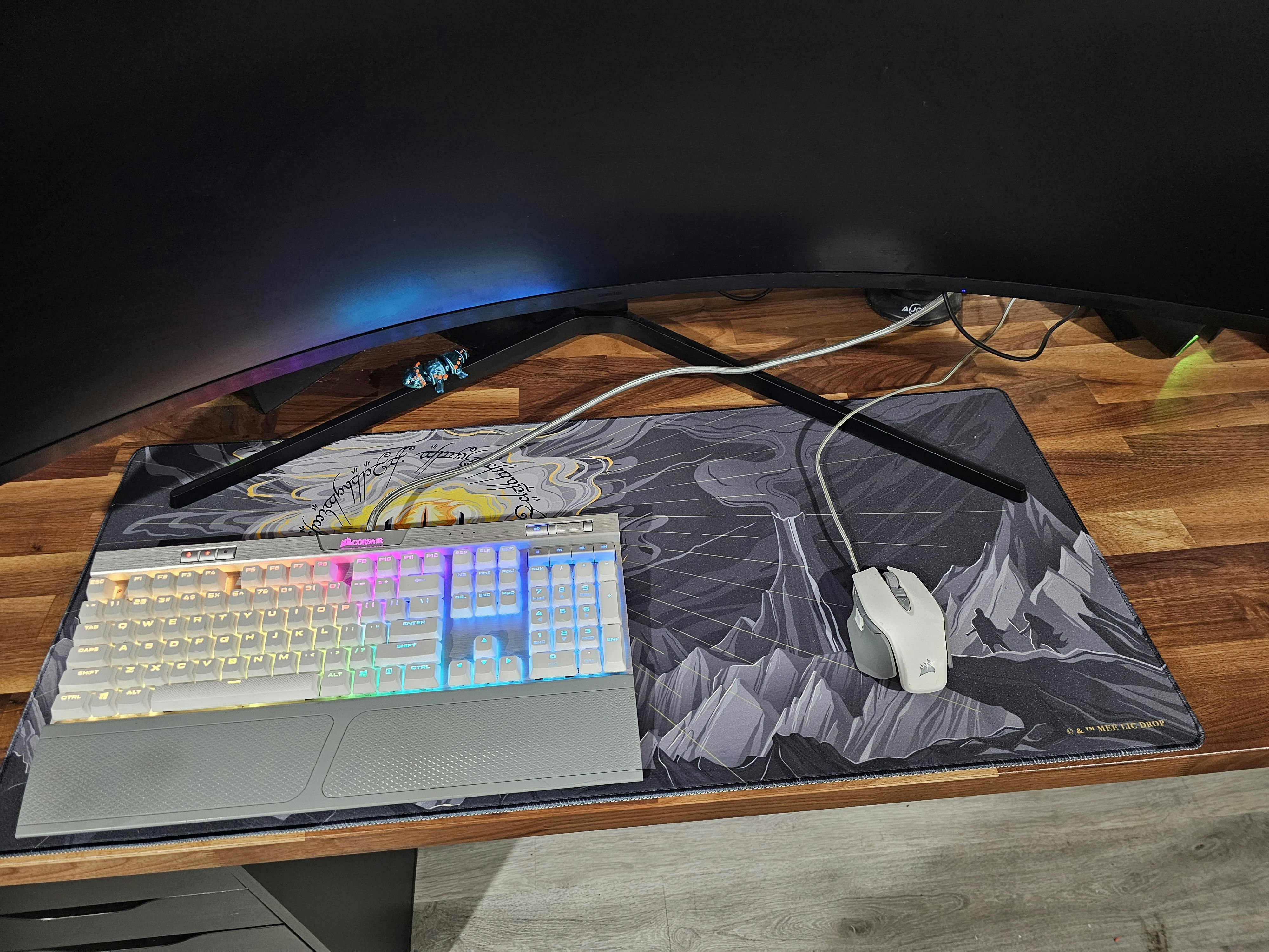 Matches with my white and grey setup. | Drop