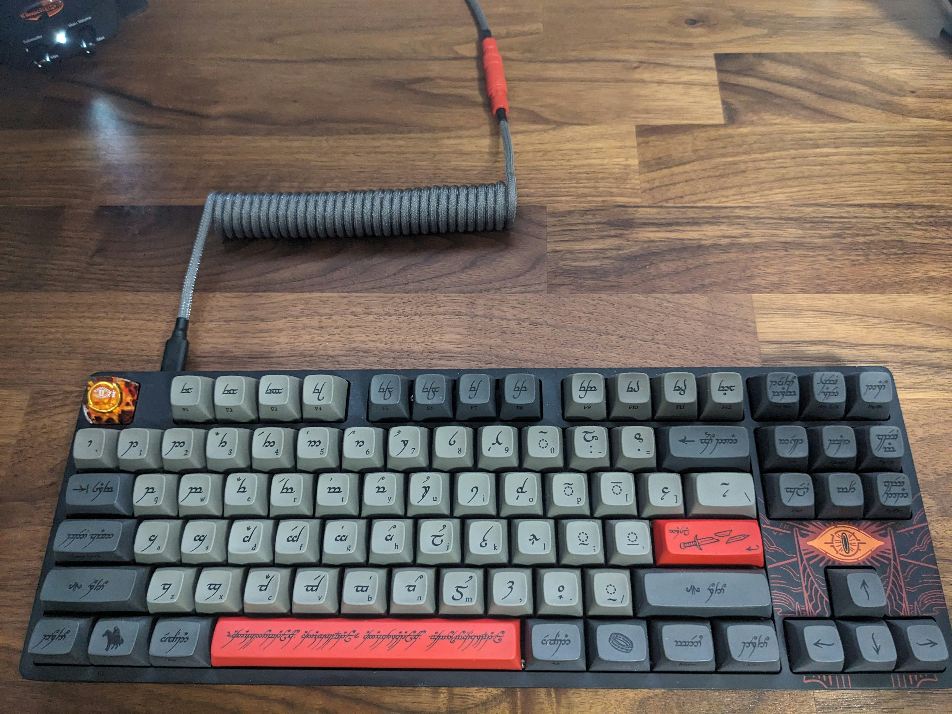 Drop Black Speech Coiled YC8 Keyboard Cable | Mechanical Keyboards ...