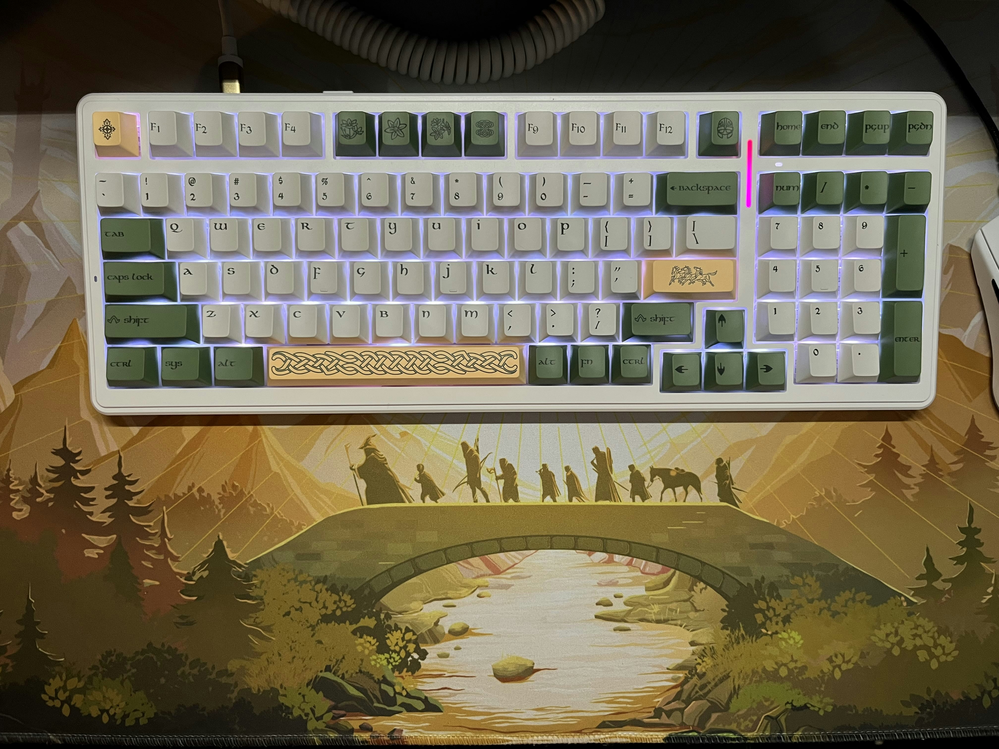 Drop + The Lord of the Rings™ DCD Rohan™ Keycap Set | Mechanical ...