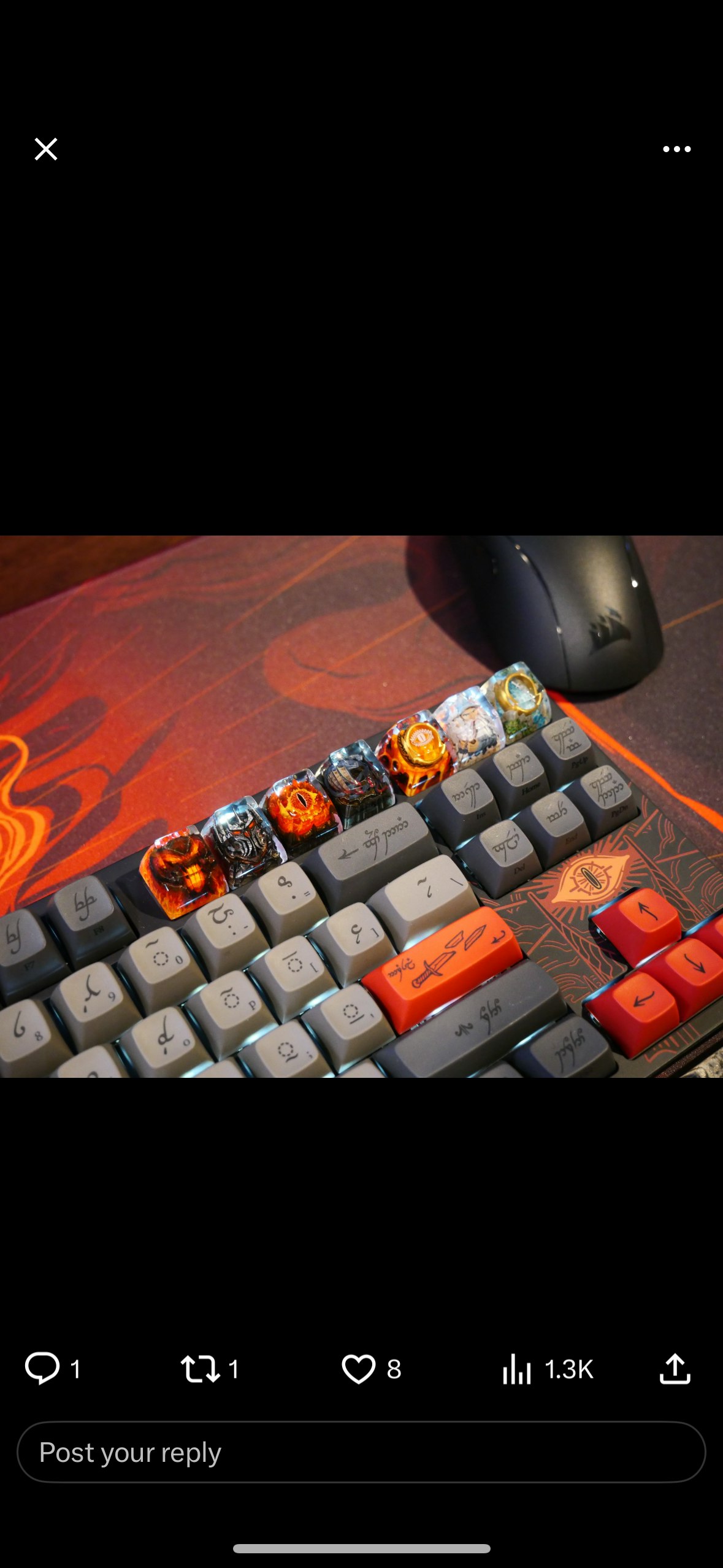 Unreleased LOTR keycaps? | Drop
