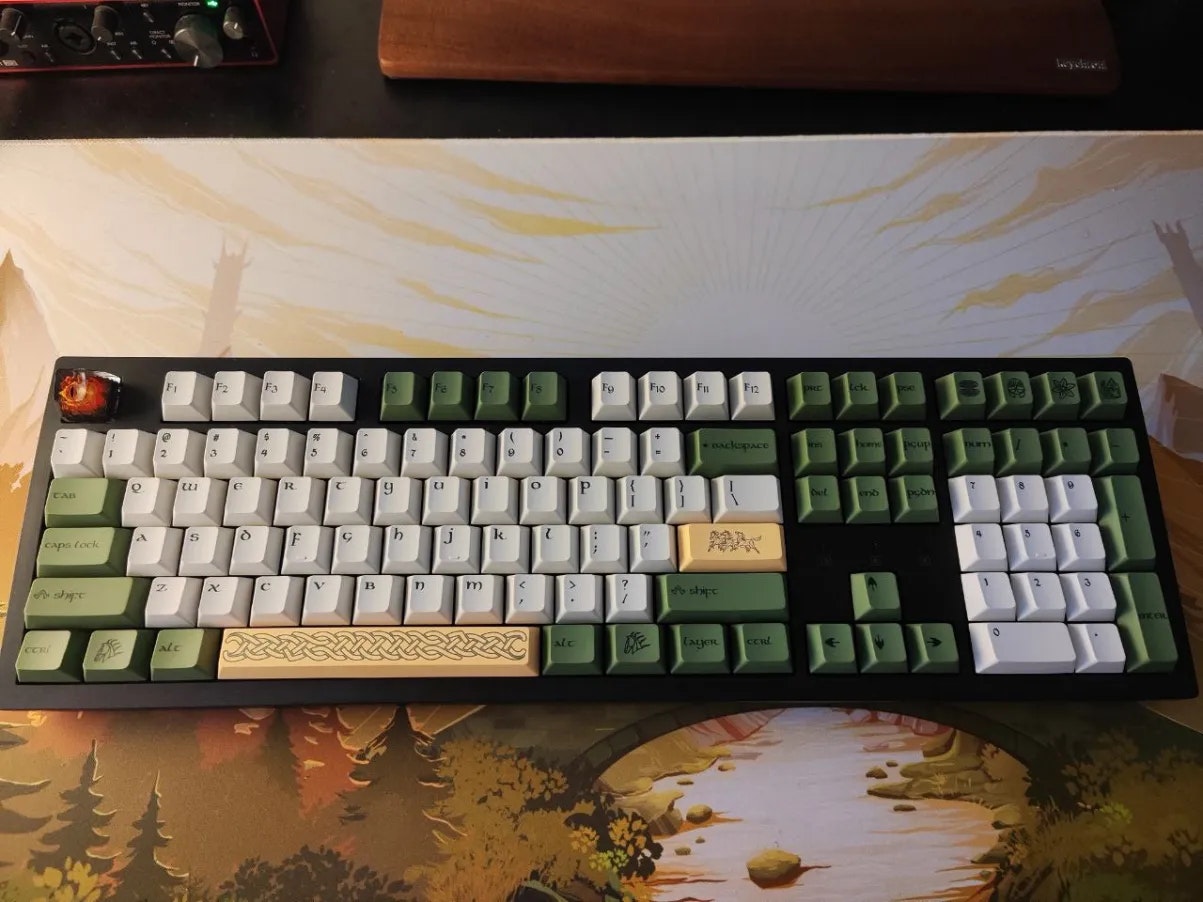 Drop + The Lord of the Rings™ DCD Rohan™ Keycap Set | Mechanical ...