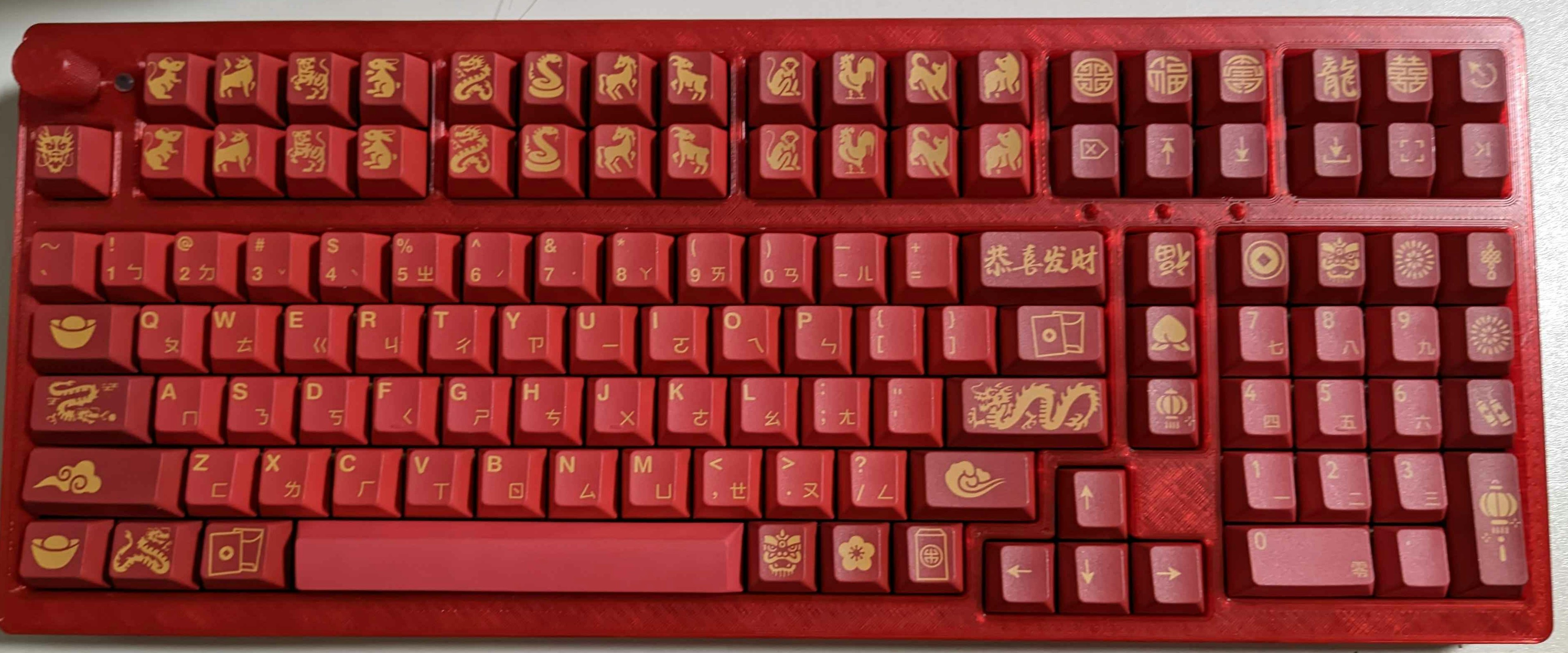 Drop + Boba.Types DCD Lunar New Year Keycap Set | Mechanical Keyboards ...