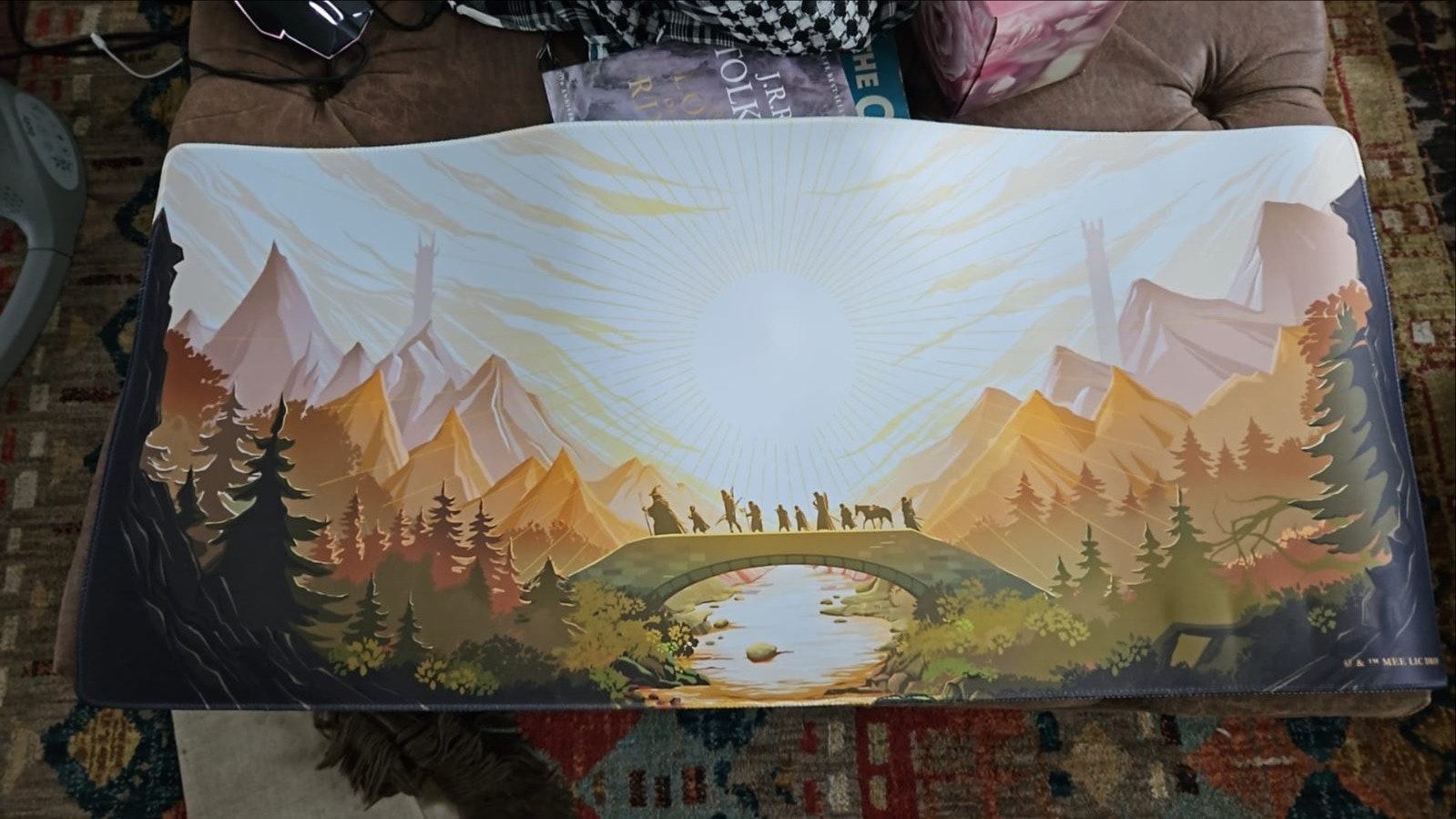 Drop + The Lord of the Rings™ Fellowship Desk Mat | Battlestations ...