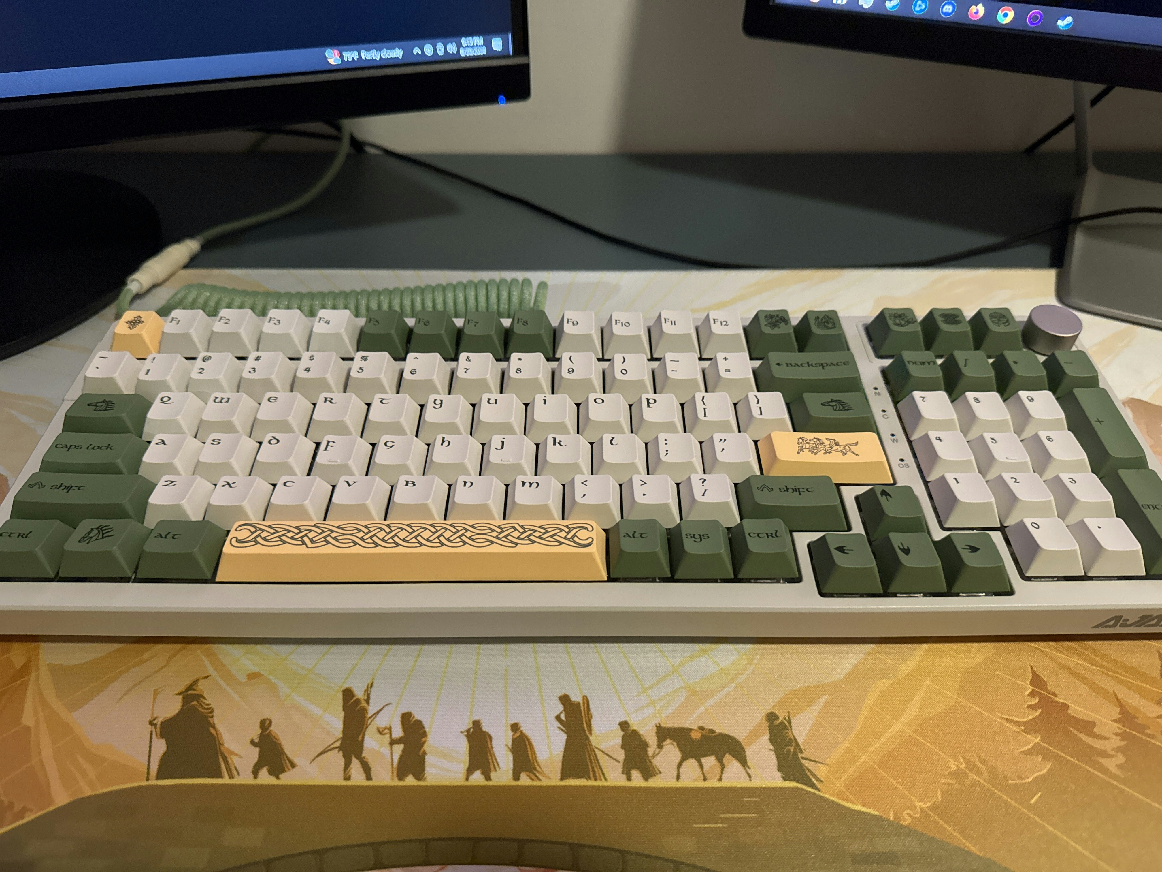 Drop + The Lord of the Rings™ DCD Rohan™ Keycap Set - Aldburg ...