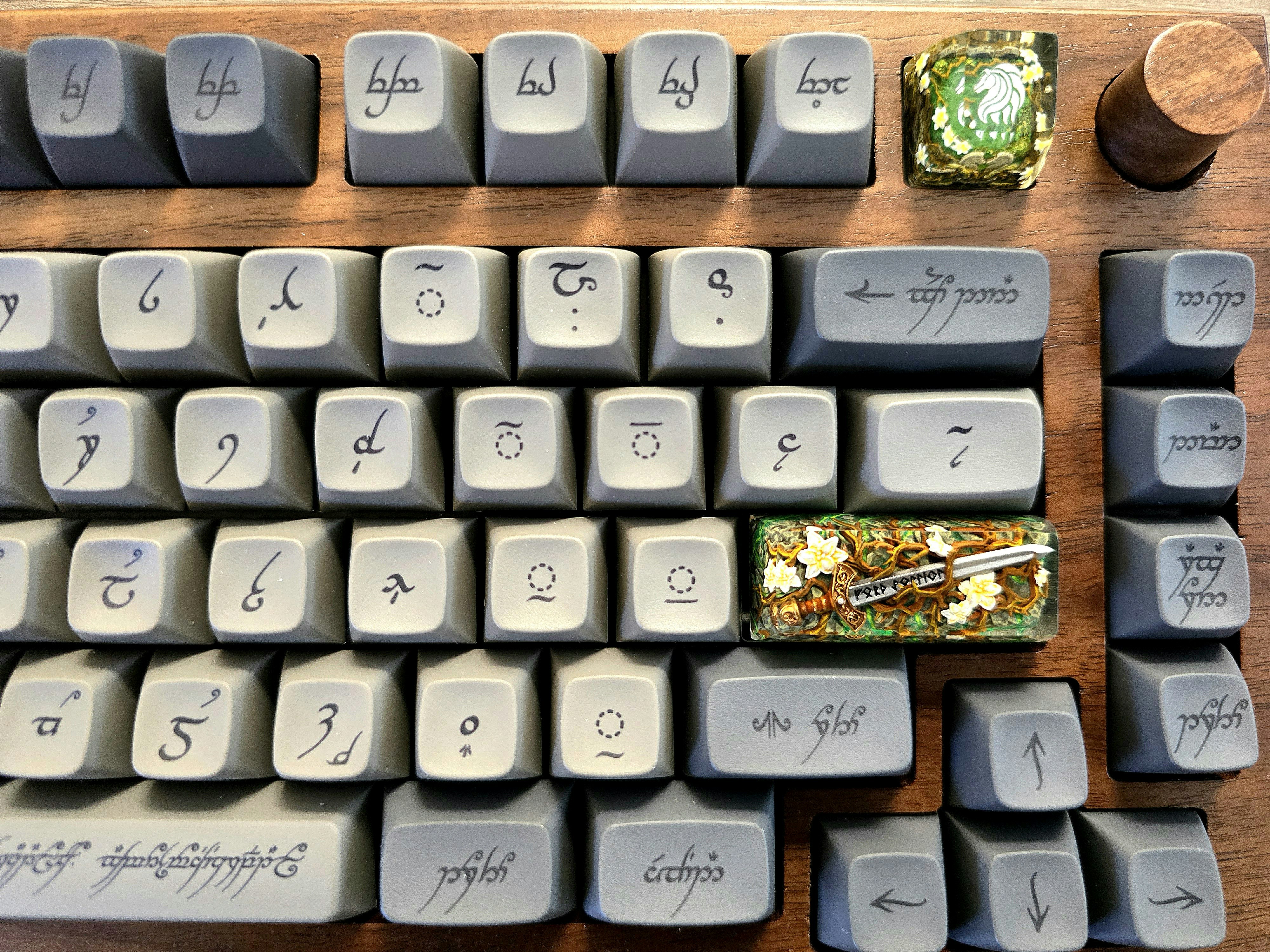 Drop + The Lord of the Rings™ Rohan™: Simbelmynë Artisan Keycap ...