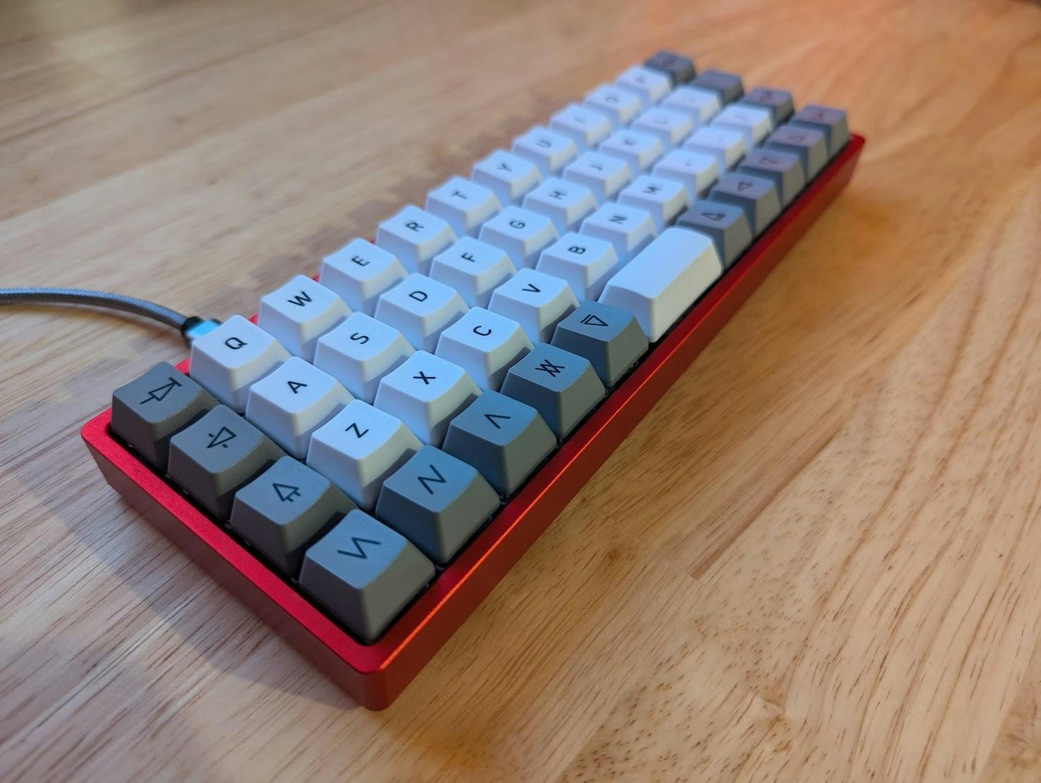 Planck w/ Acute keycaps | Drop