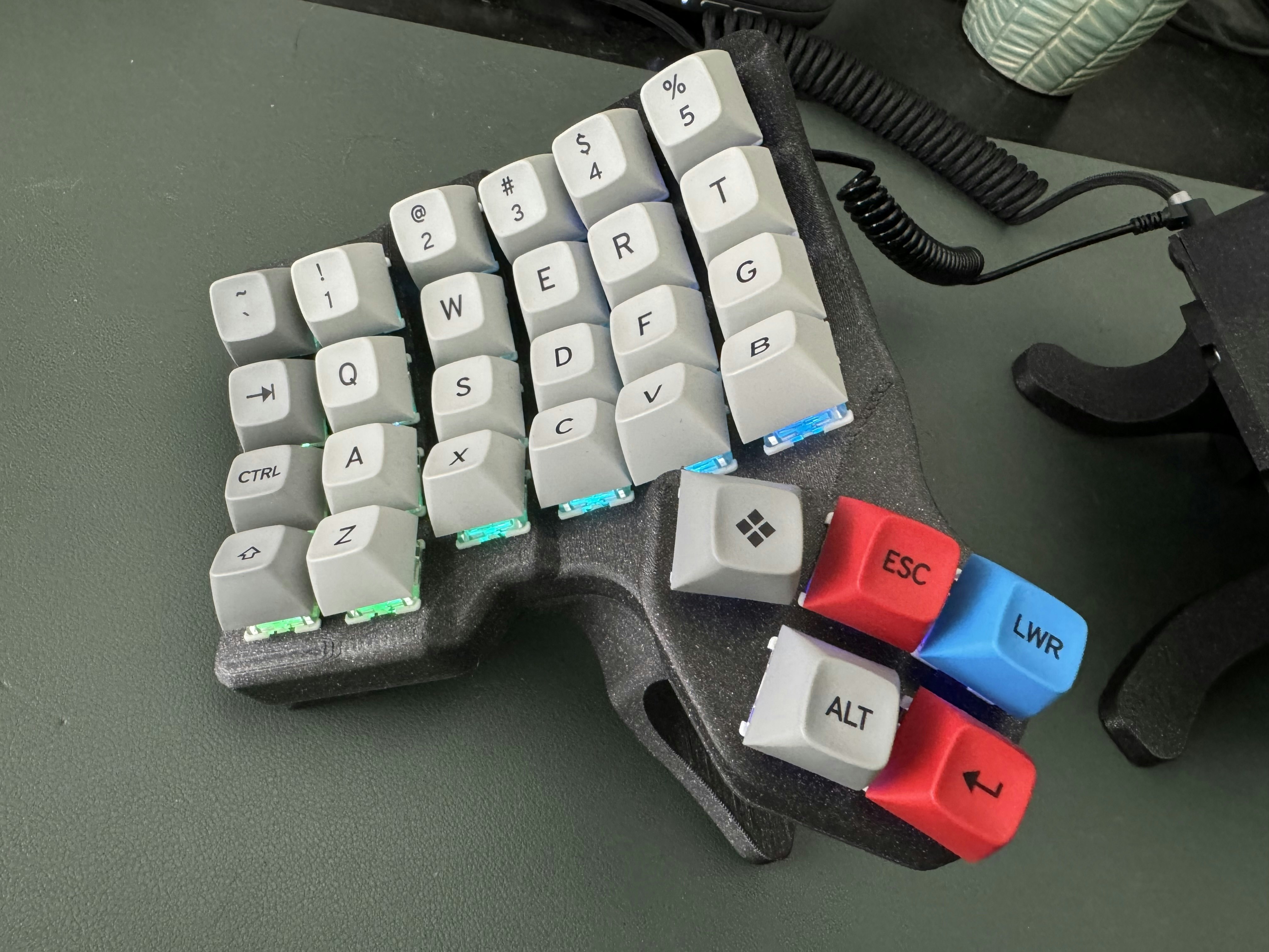 Charybdis 4x6 mechanical keyboard with tracking ball | Drop