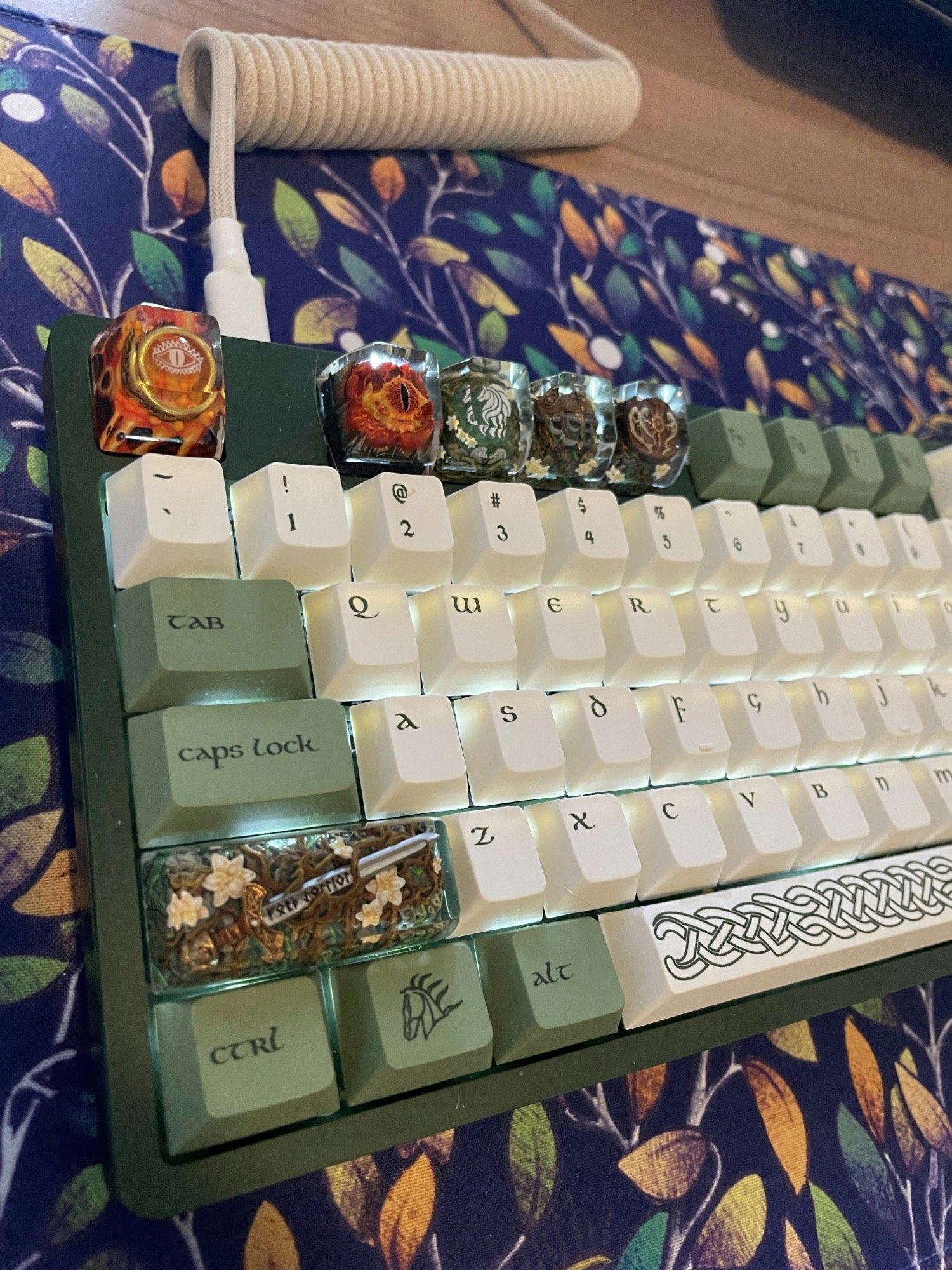 Drop + The Lord of the Rings™ Rohan™ Artisan Keycap | Mechanical ...