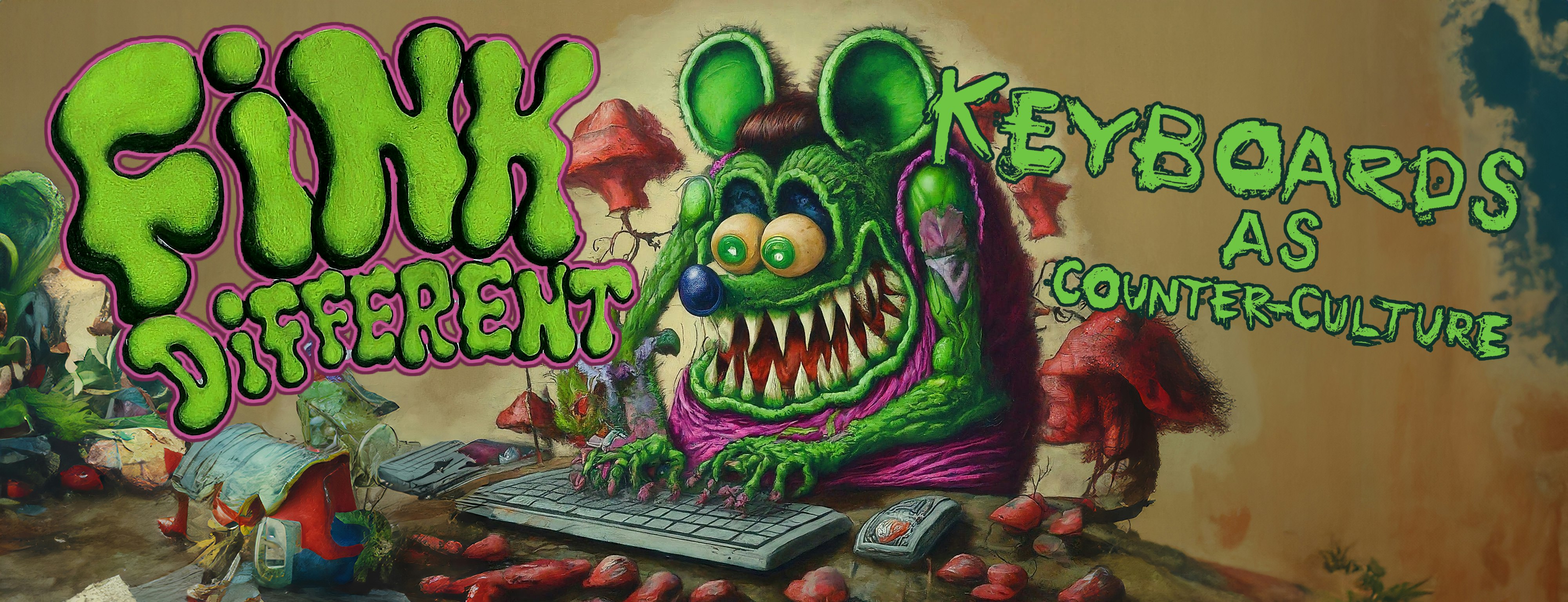 Fink Different: Keyboards as counter-culture. | Drop