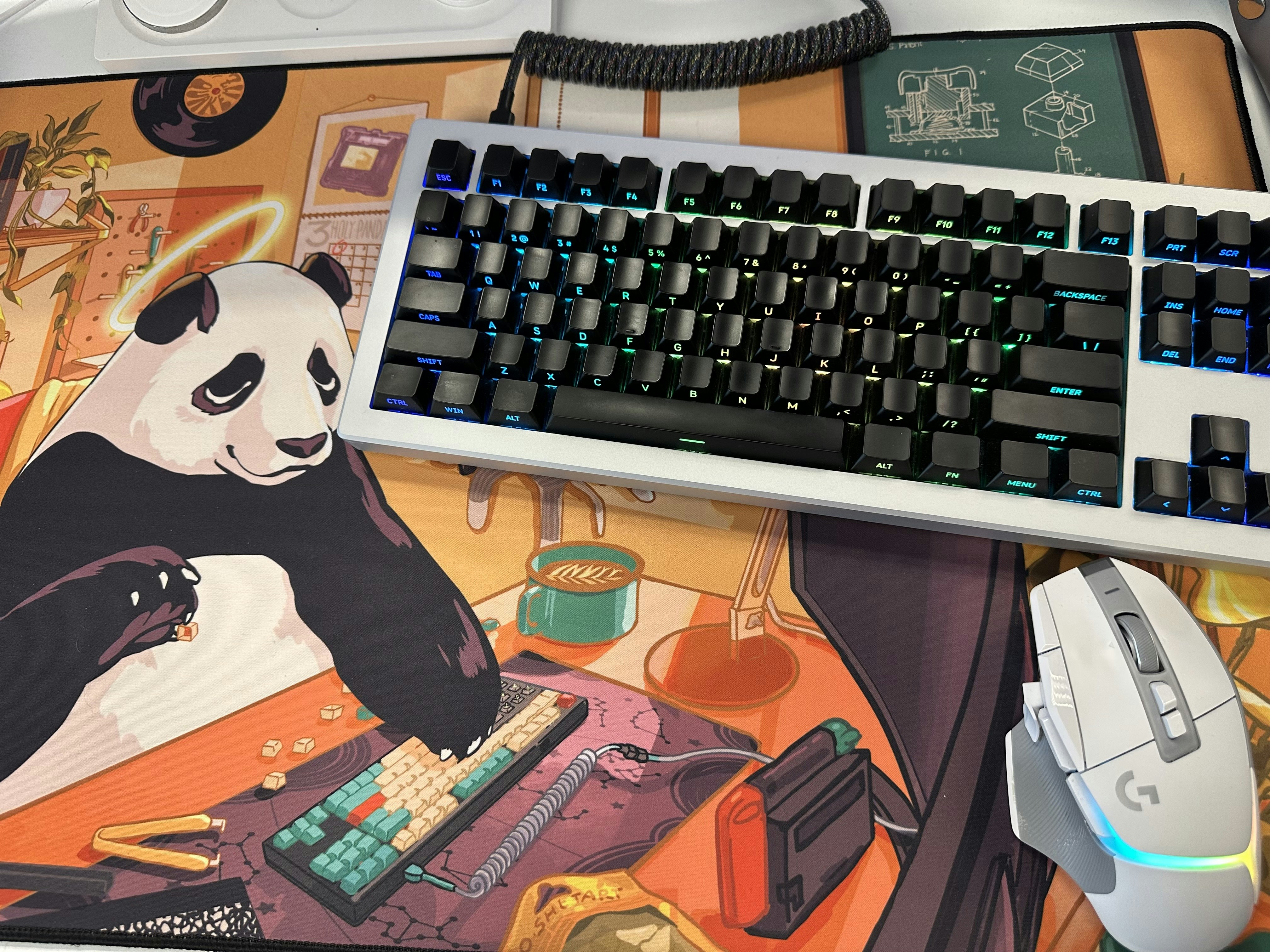 Drop Holy Panda X Desk Mat | Battlestations | Desk Mats | Themed Desk ...