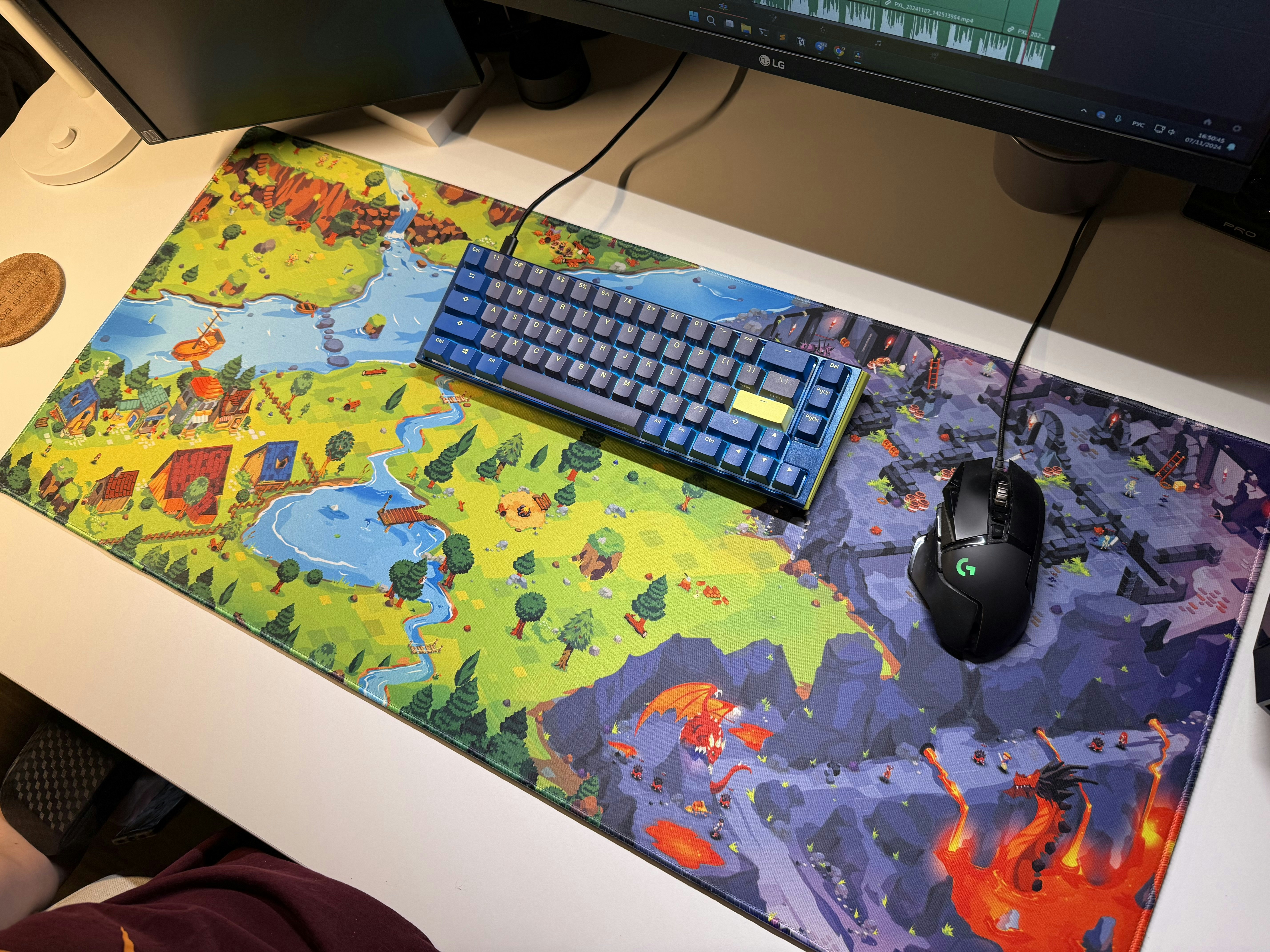 Drop + Chasing Artwork Your Journey Begins Desk Mat | Battlestations ...