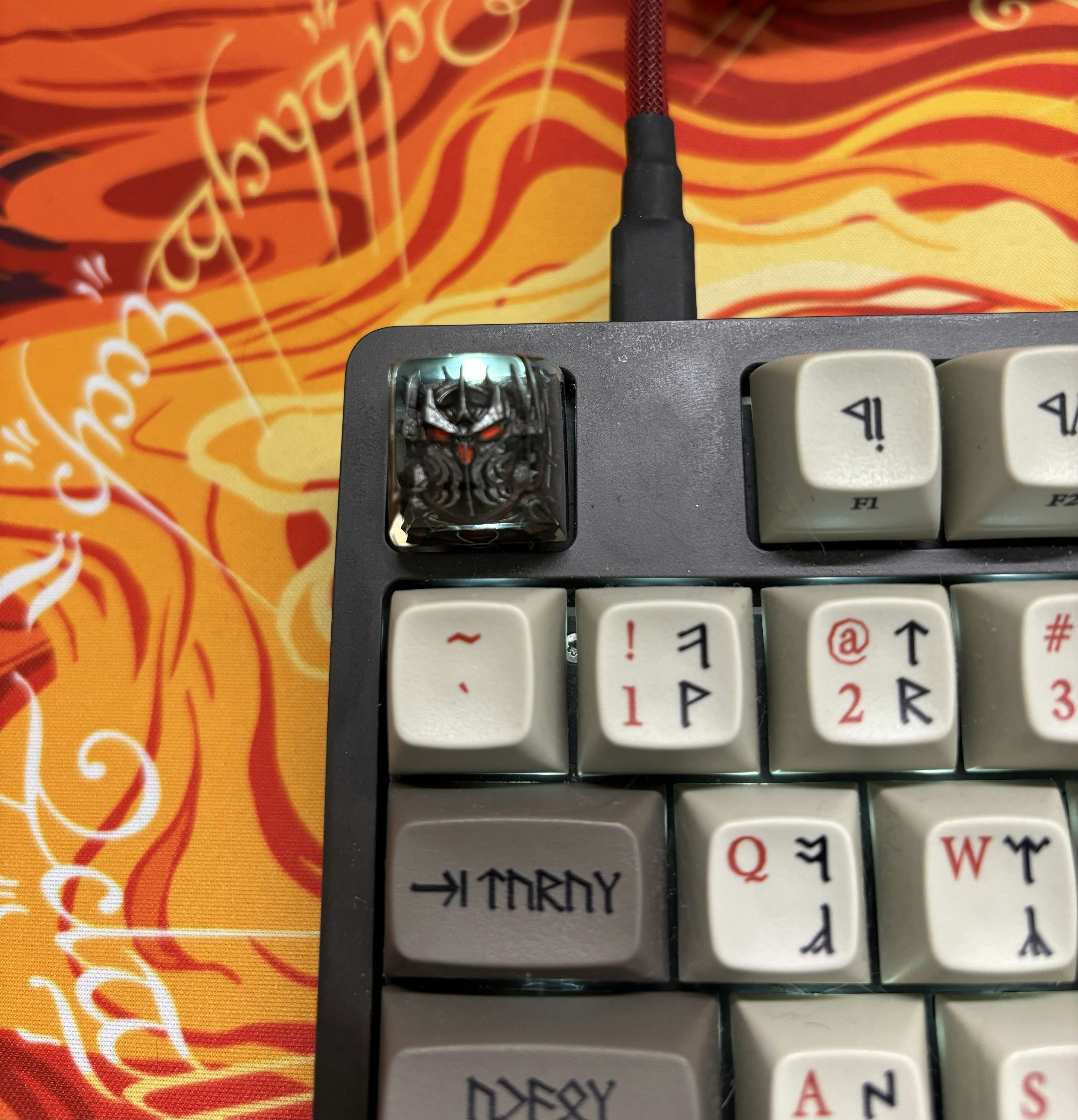 Drop + The Lord of the Rings™ Mordor™ Artisan Keycap | Mechanical ...