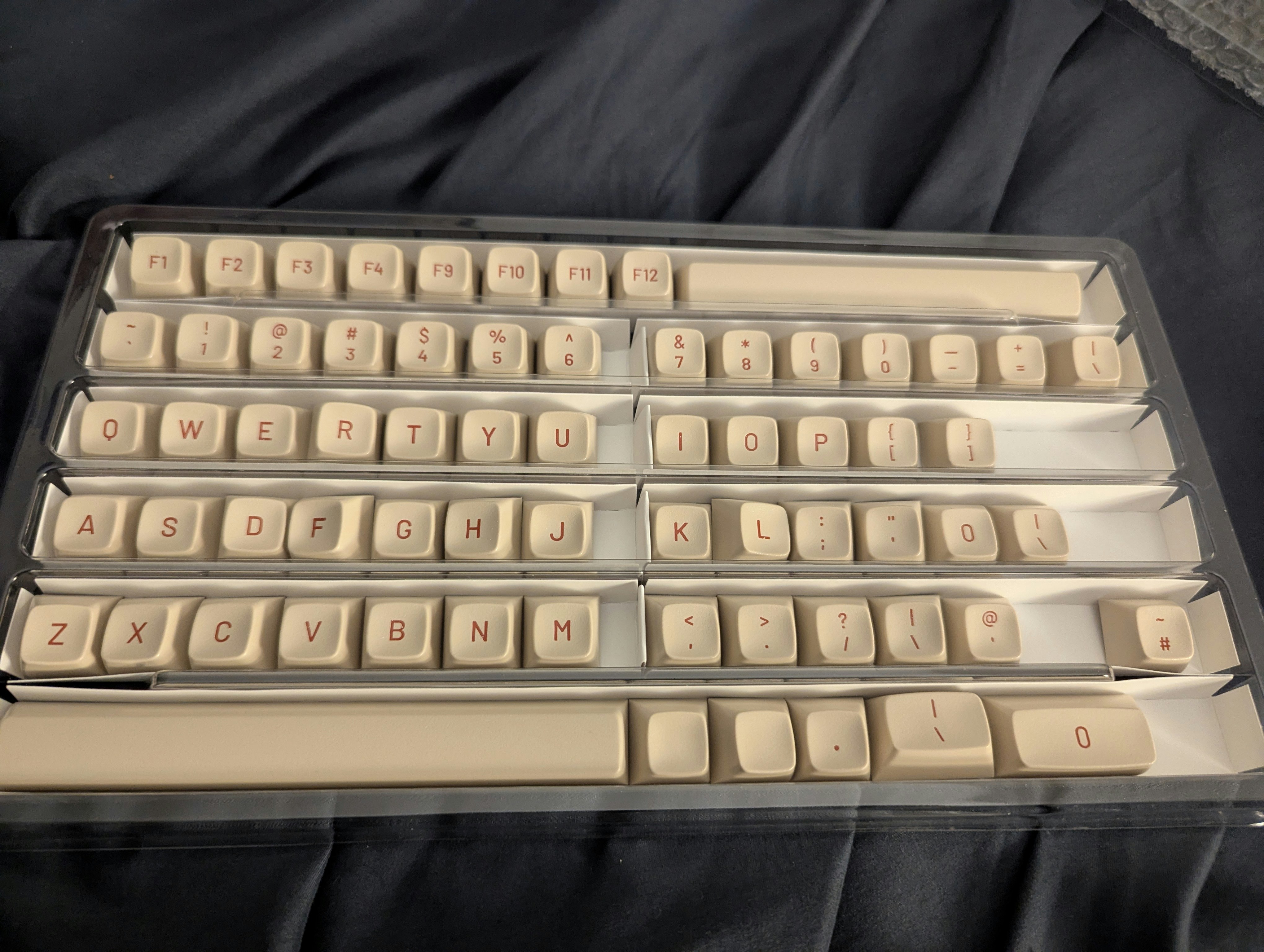 Red on cream is a unique look and perfect for using on an old stock 80s ...