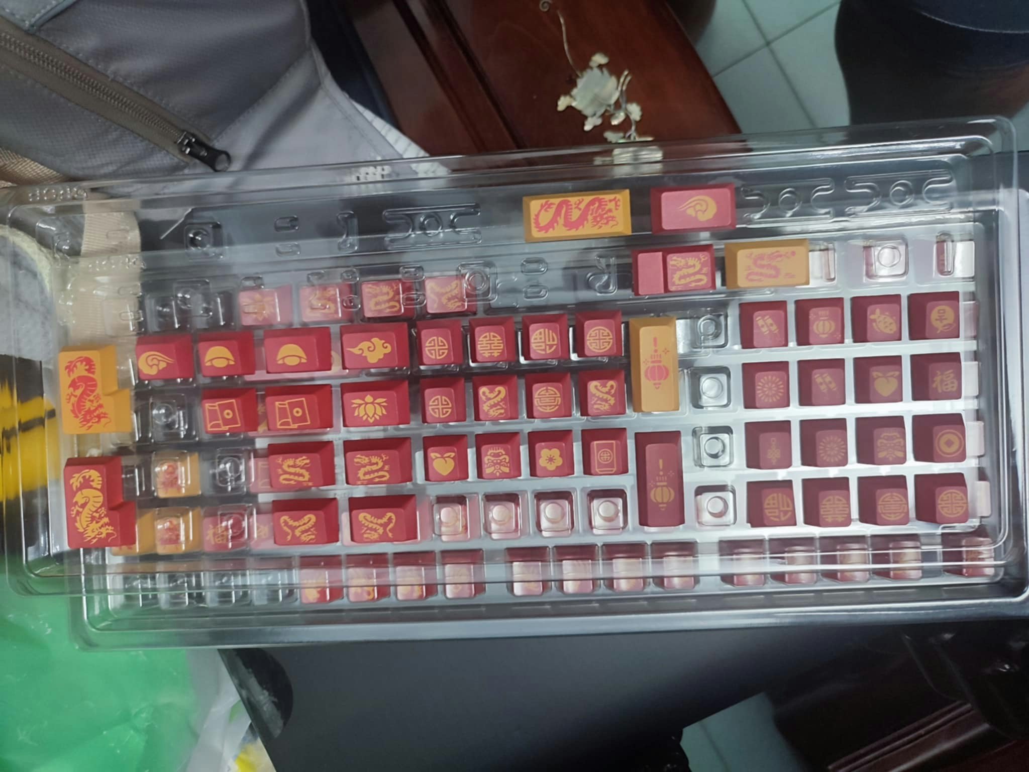 Drop + Boba.Types DCD Lunar New Year Keycap Set | Mechanical Keyboards ...