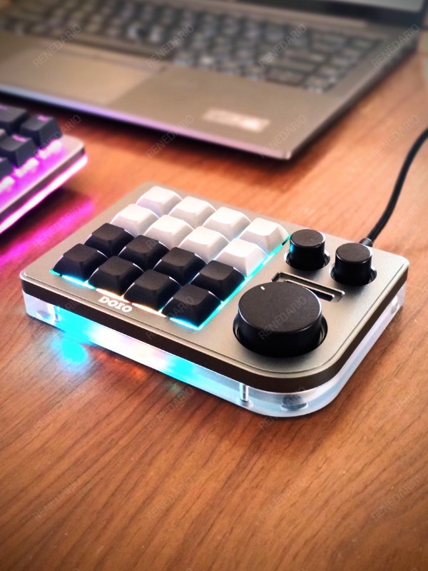 Megalodon Triple Knob Macropad | Mechanical Keyboards | Mini Mechanical ...