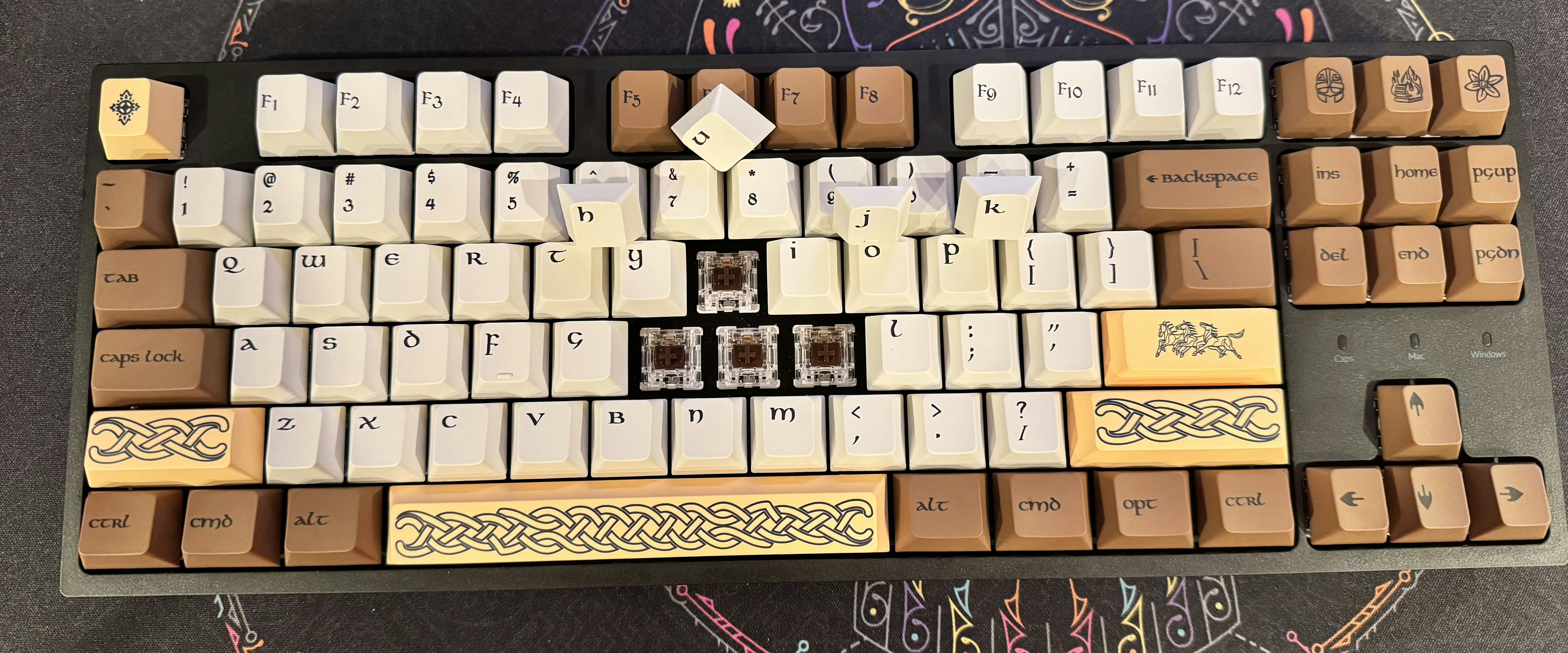Drop + The Lord of the Rings™ DCD Rohan™ Keycap Set - Aldburg ...